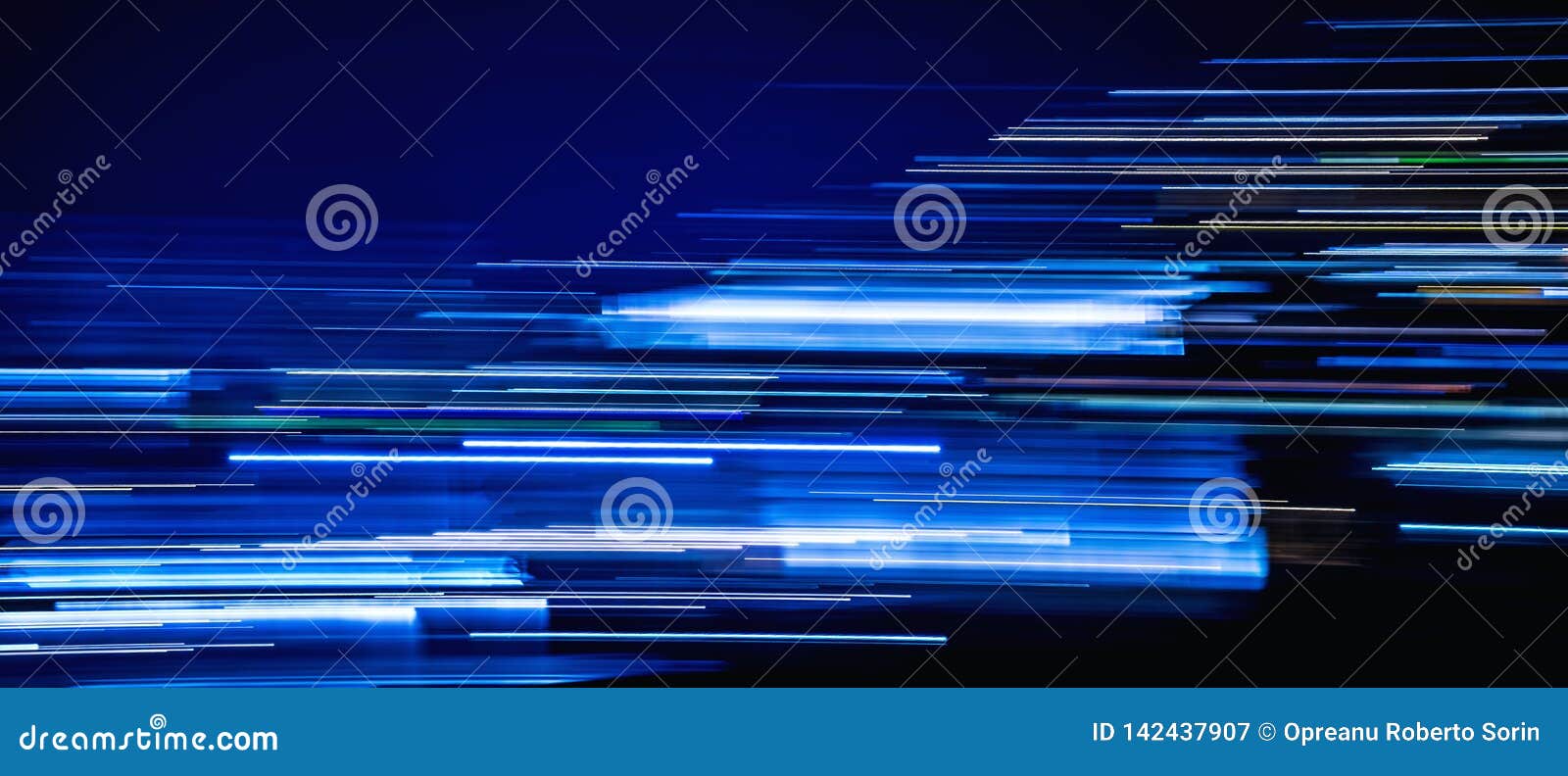 Blue Light Trails Timeline Cover Stock Image - Image of blue, profile ...