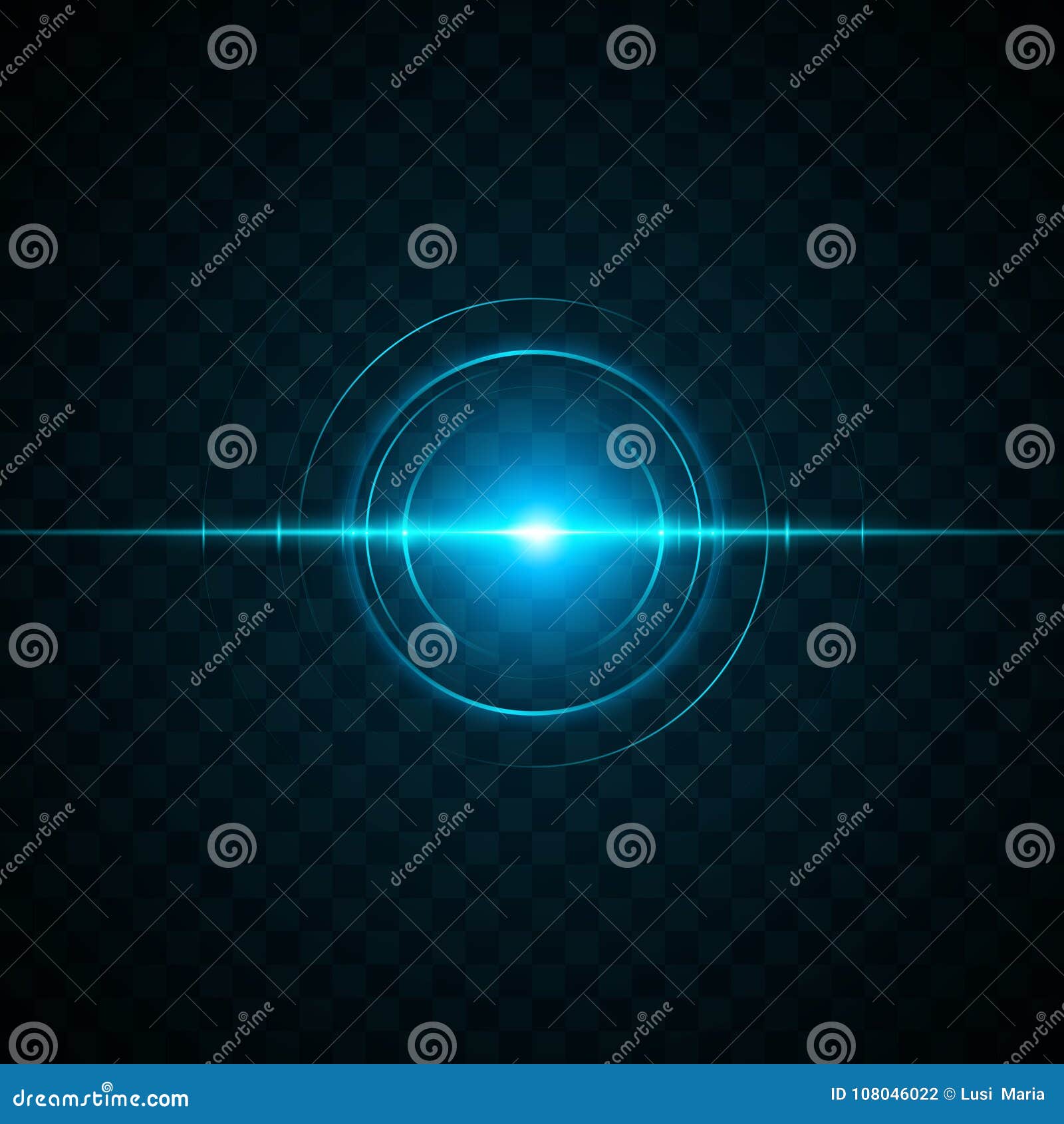 Blue light vector effect. stock vector. Illustration of abstract ...