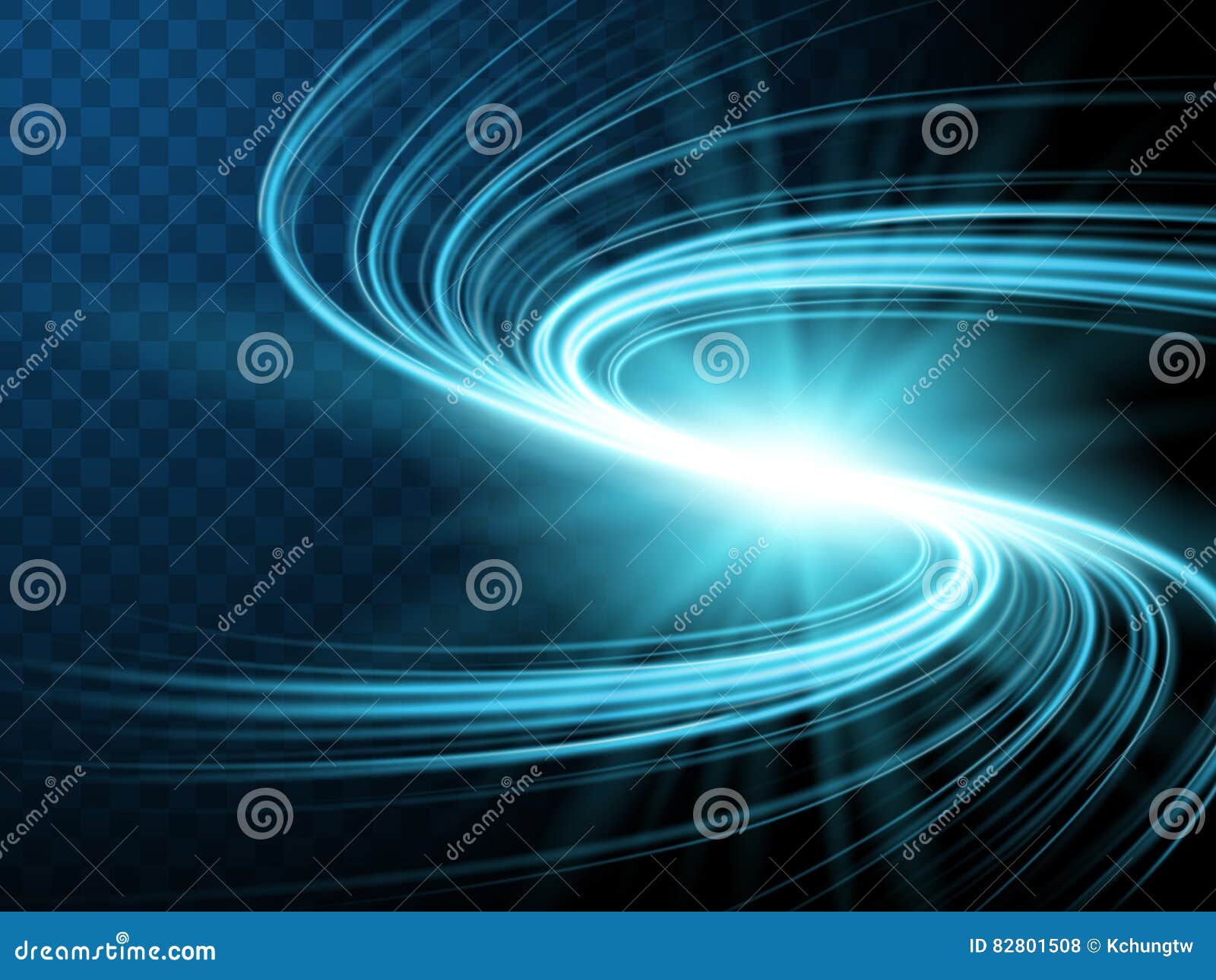 Blue light wave elements stock vector. Illustration of flash - 82801508