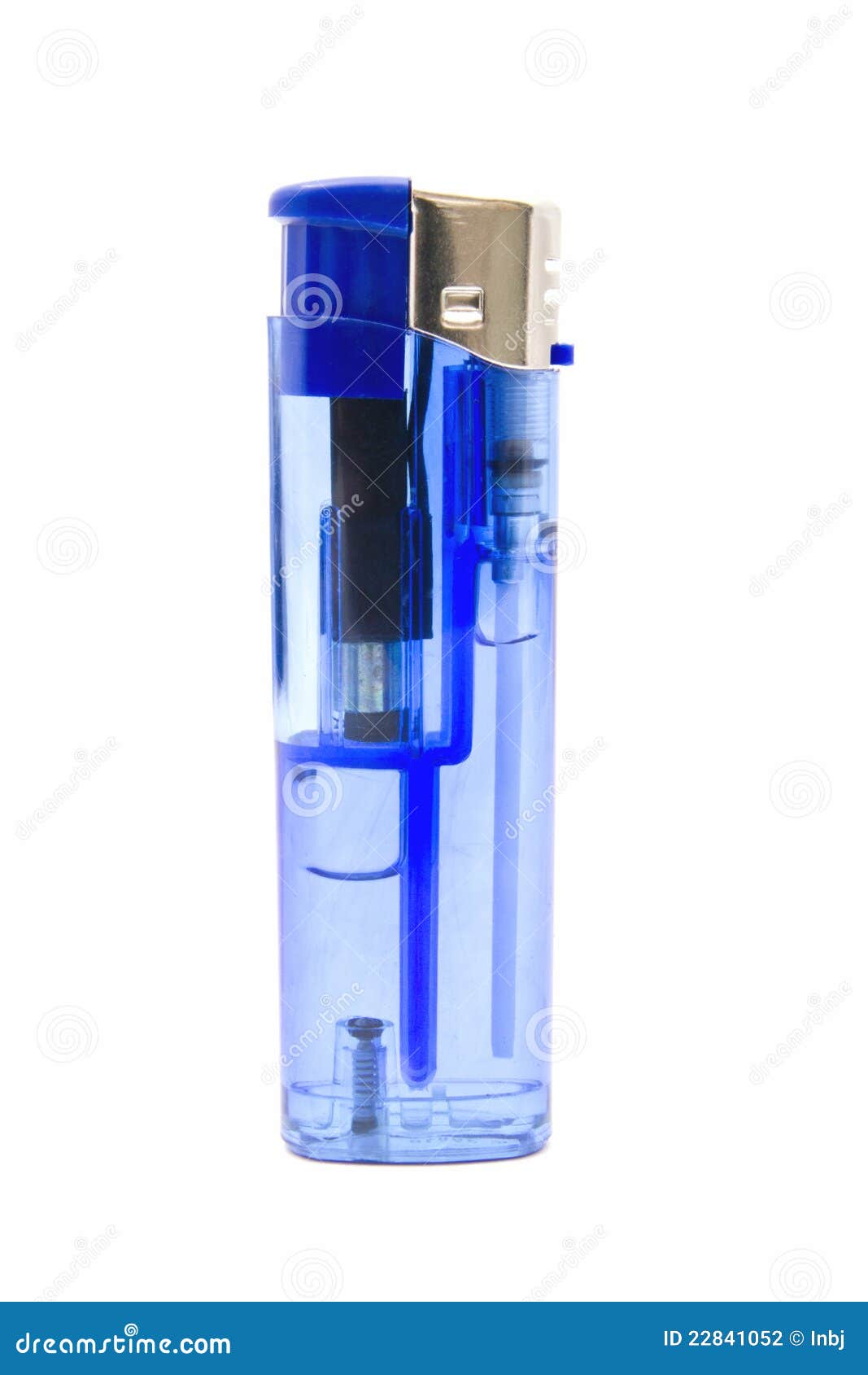 Blue lighter stock photo. Image of switch, steel, macro - 22841052