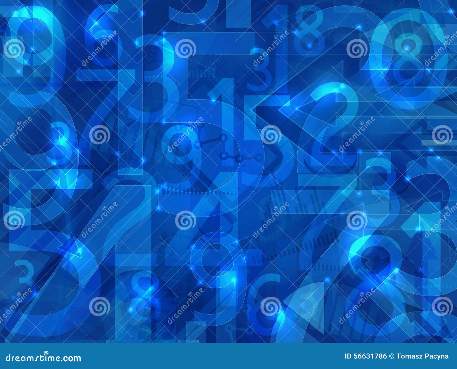 Abstract Numbers Background Royalty-Free Stock Photo | CartoonDealer ...
