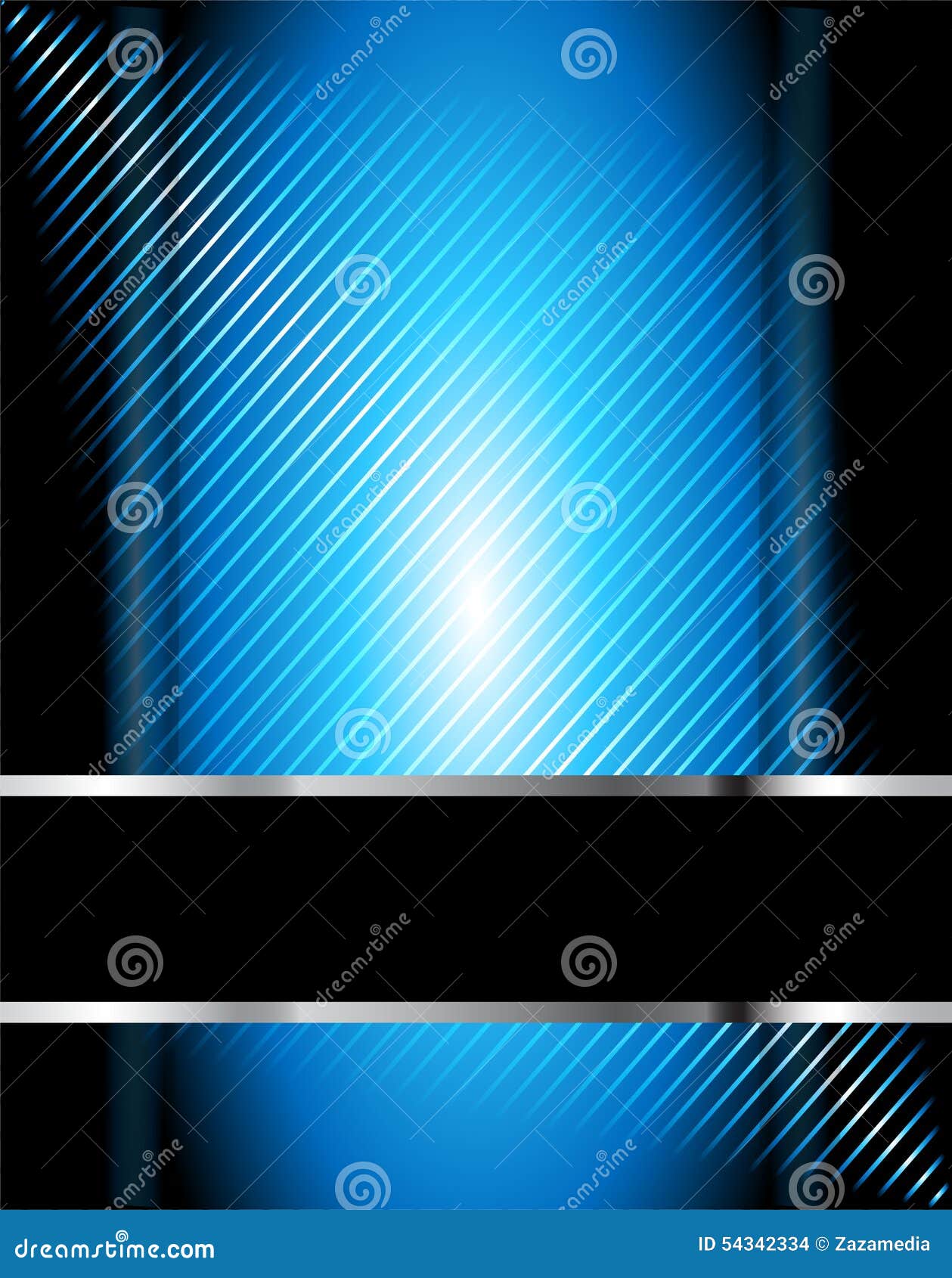 Blue Line Abstract Background Stock Vector - Illustration of business ...