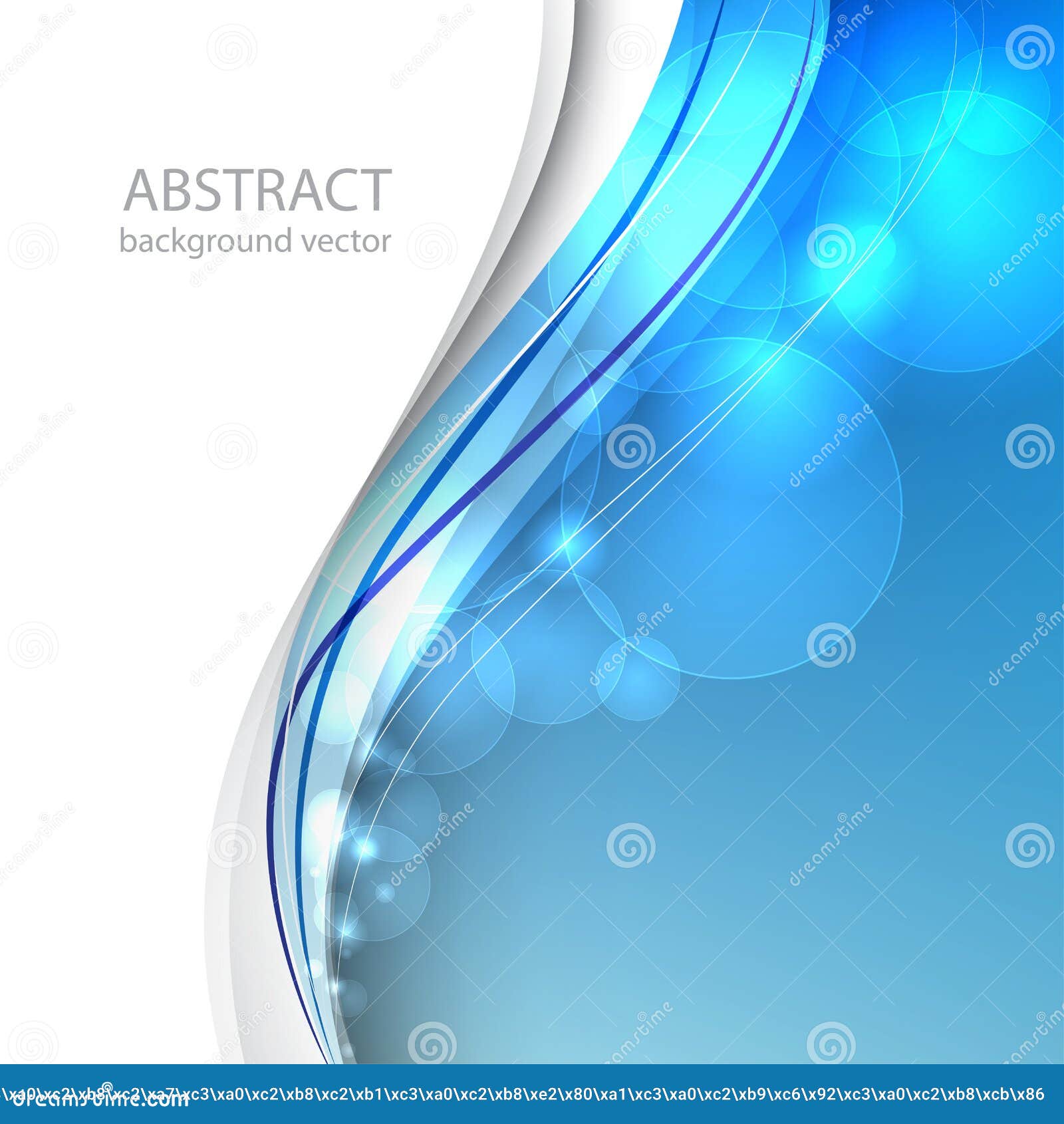 Blue Line Abstract Background. Vector Illustration. Stock Vector ...