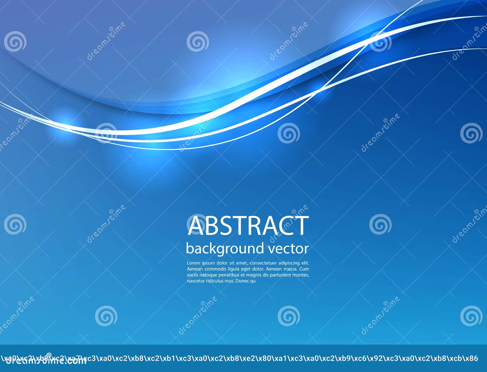 Blue Line Abstract Background. Vector Illustration. Stock Vector ...