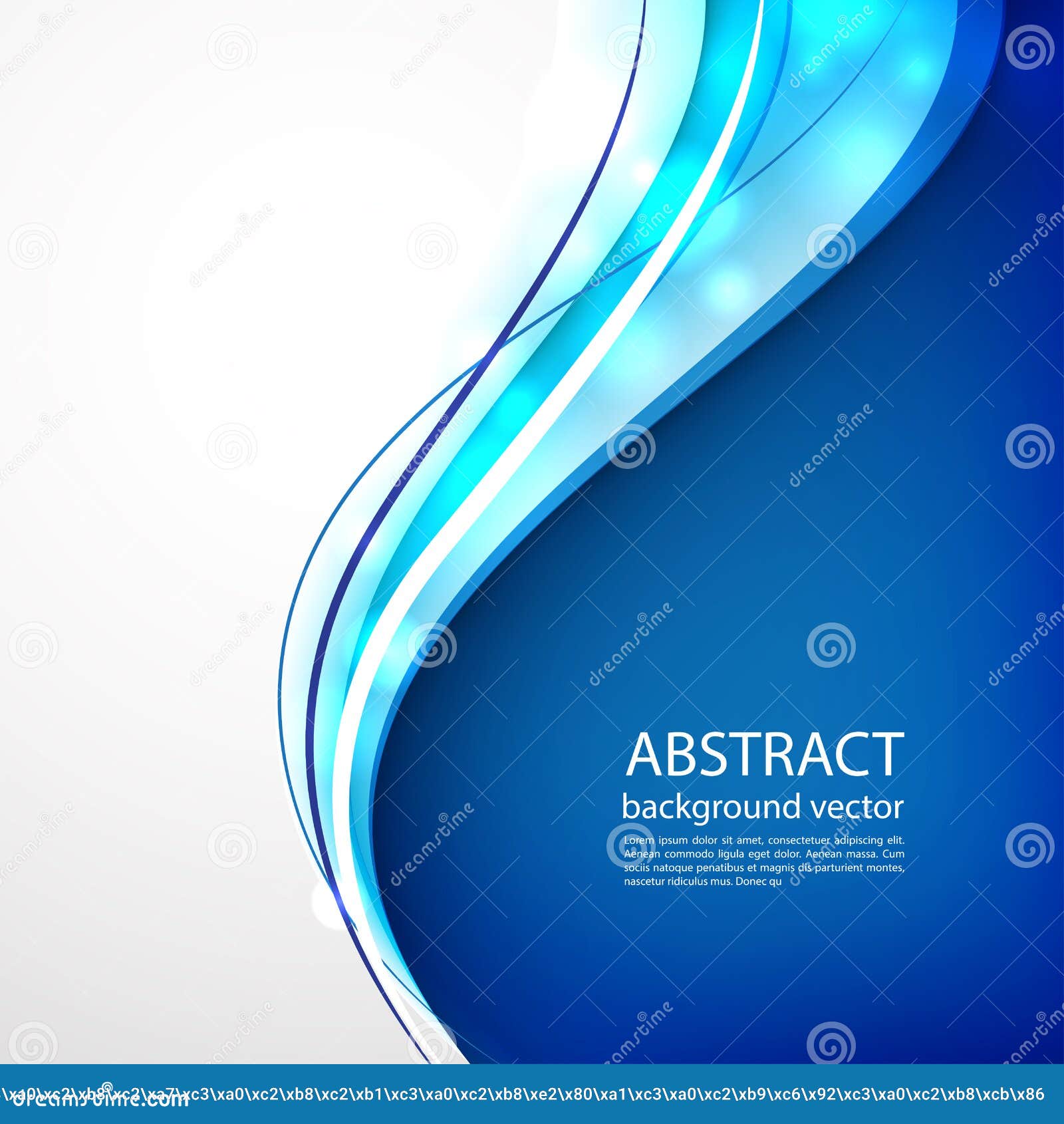 Blue Line Abstract Background. Vector Illustration. Stock Vector ...