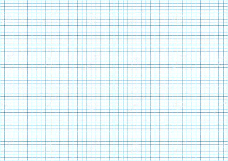 Blue Line of the Paper for Drafting the Graph Stock Vector ...