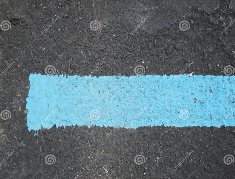 Blue line sign stock photo. Image of highway, paint, boundary - 33258484