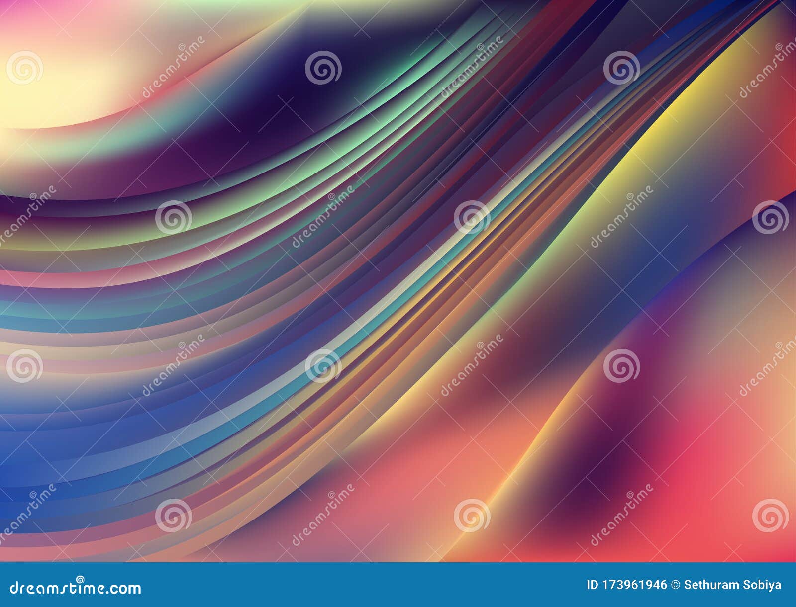 Blue Line Template Background Vector Illustration Design Stock Vector ...