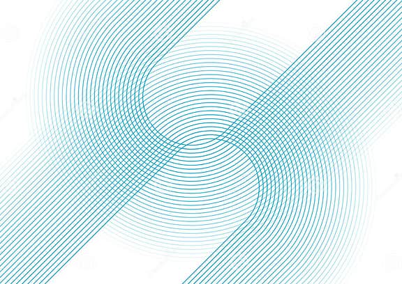 Blue Linear Pattern Abstract Geometric Background Stock Illustration ...