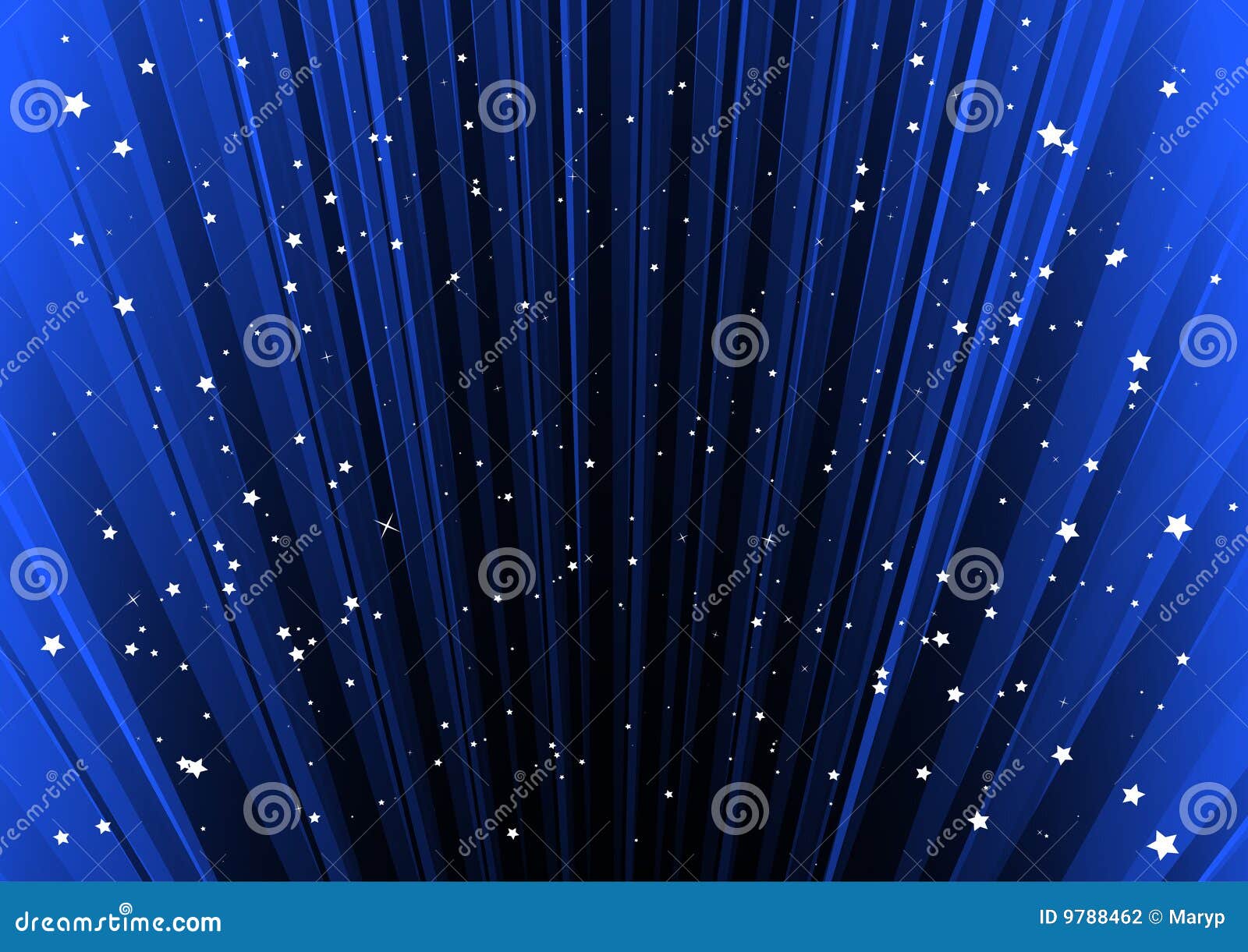 Blue Lined Space with Stars Stock Vector - Illustration of space, blue ...