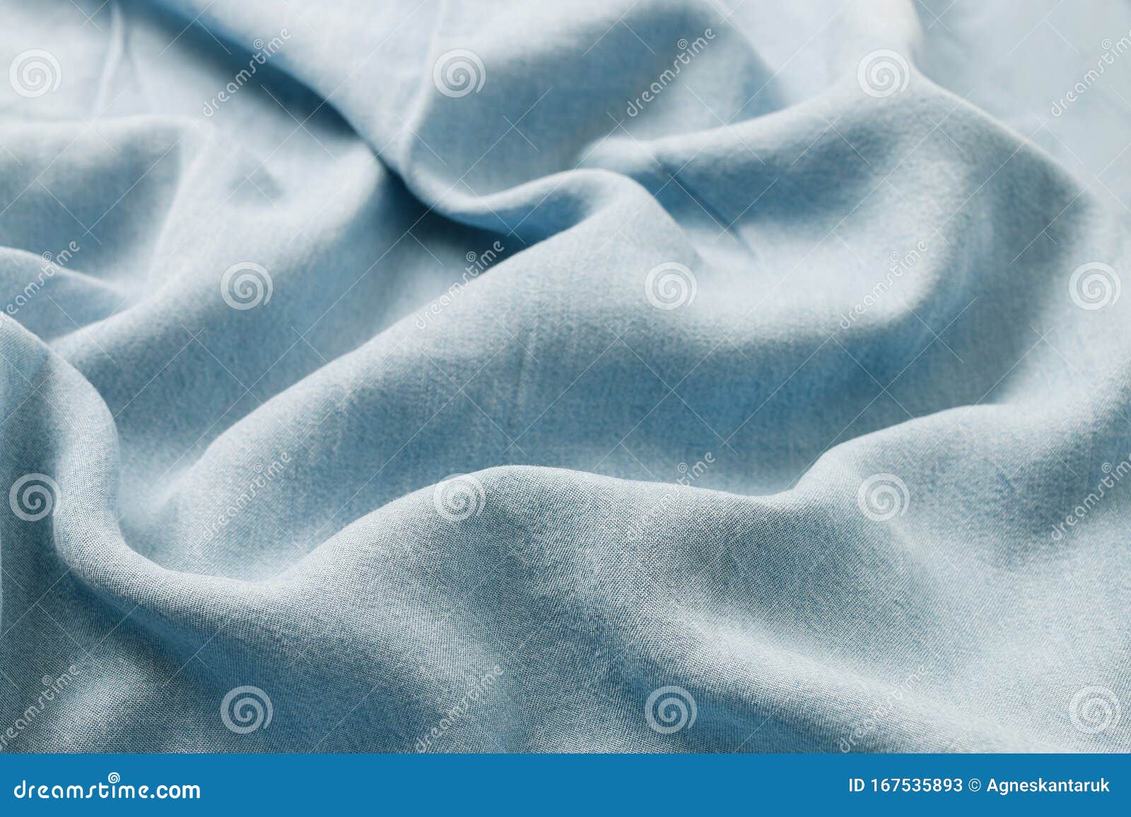 Blue linen fabric stock image. Image of cloth, wallpaper - 167535893