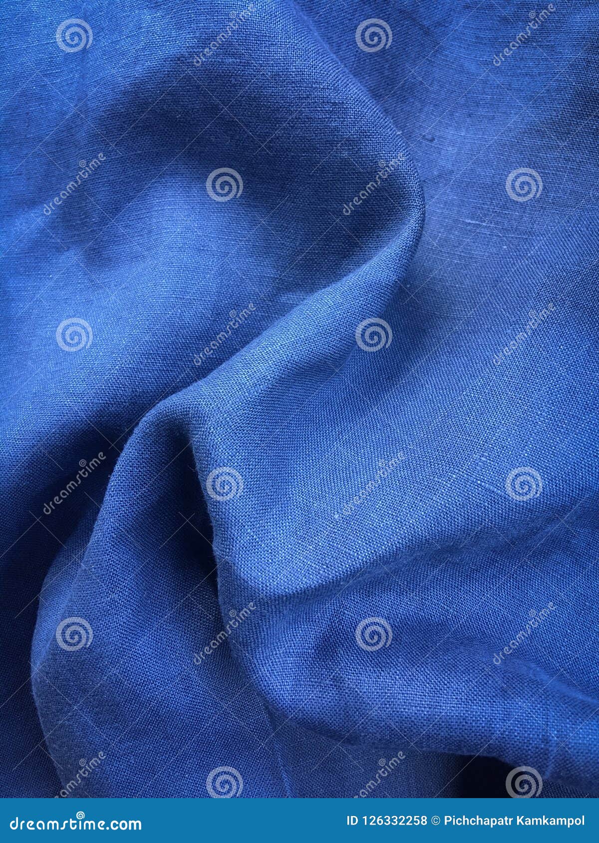 Blue Linen Fabric Texture. Indigo Linen Fabric Pattern, Background and ...