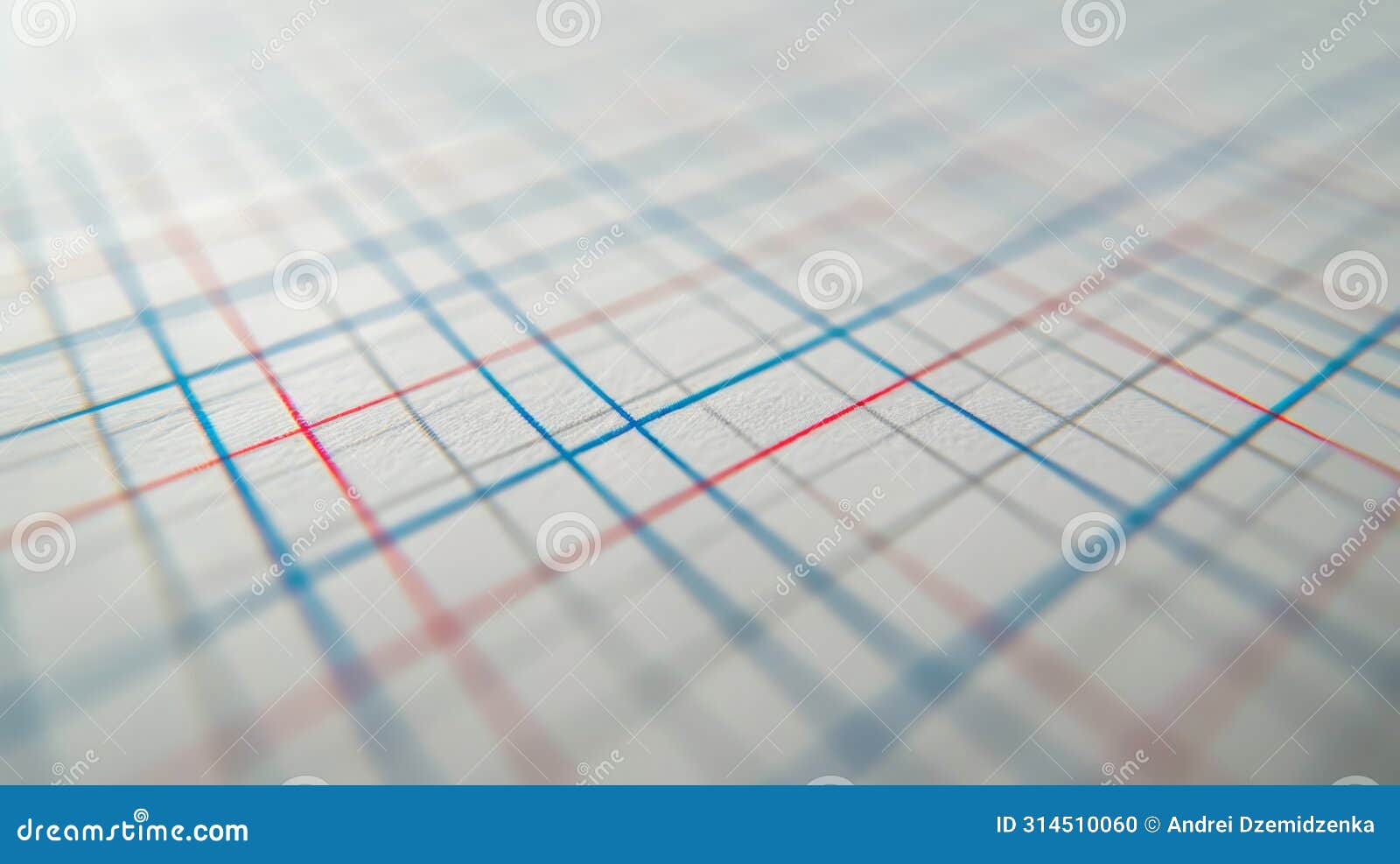 With Blue Lines Along the X-axis and Red Lines Along the Y-axis on ...