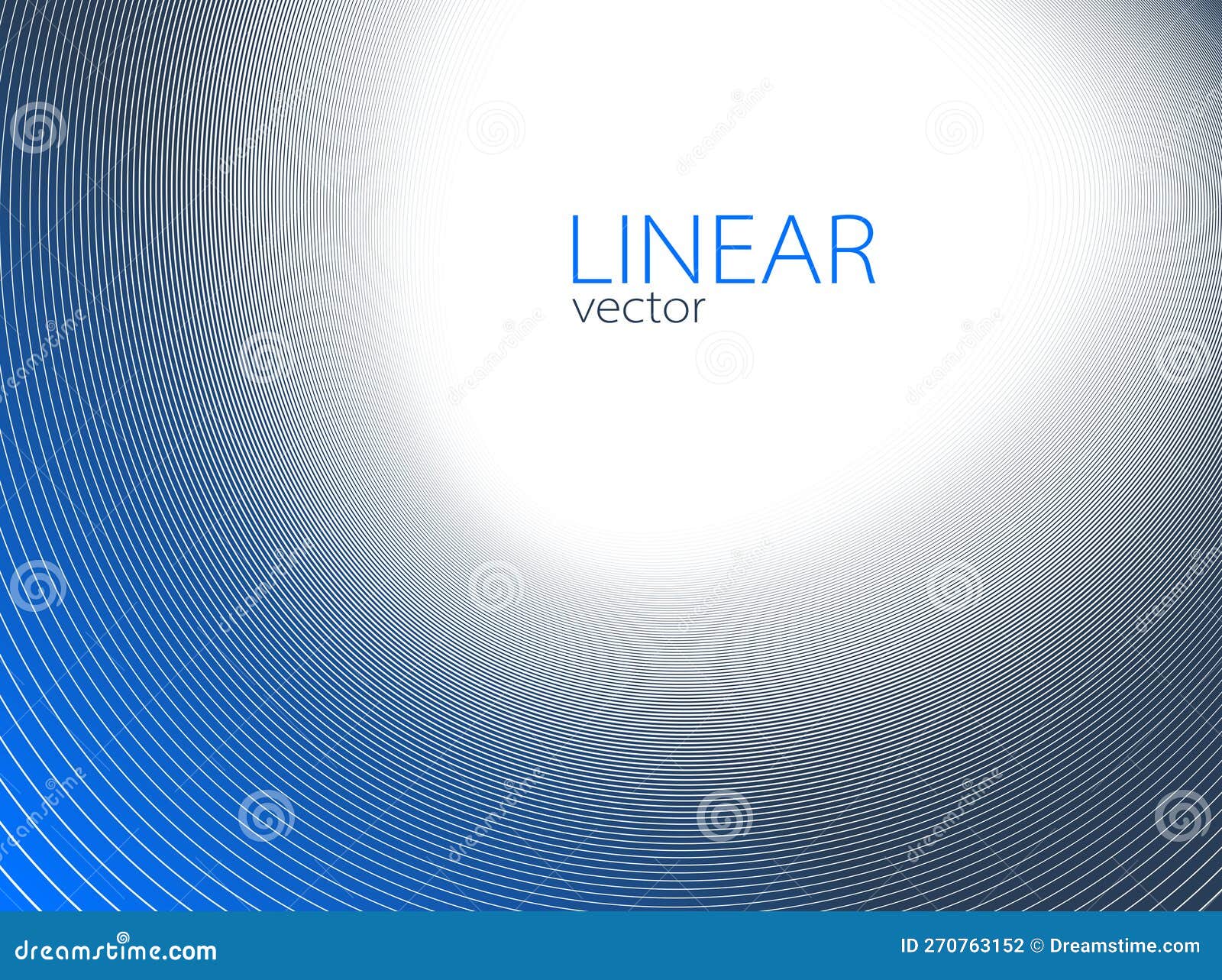 Blue Lines in 3D Perspective Vector Abstract Background, Dynamic Linear ...