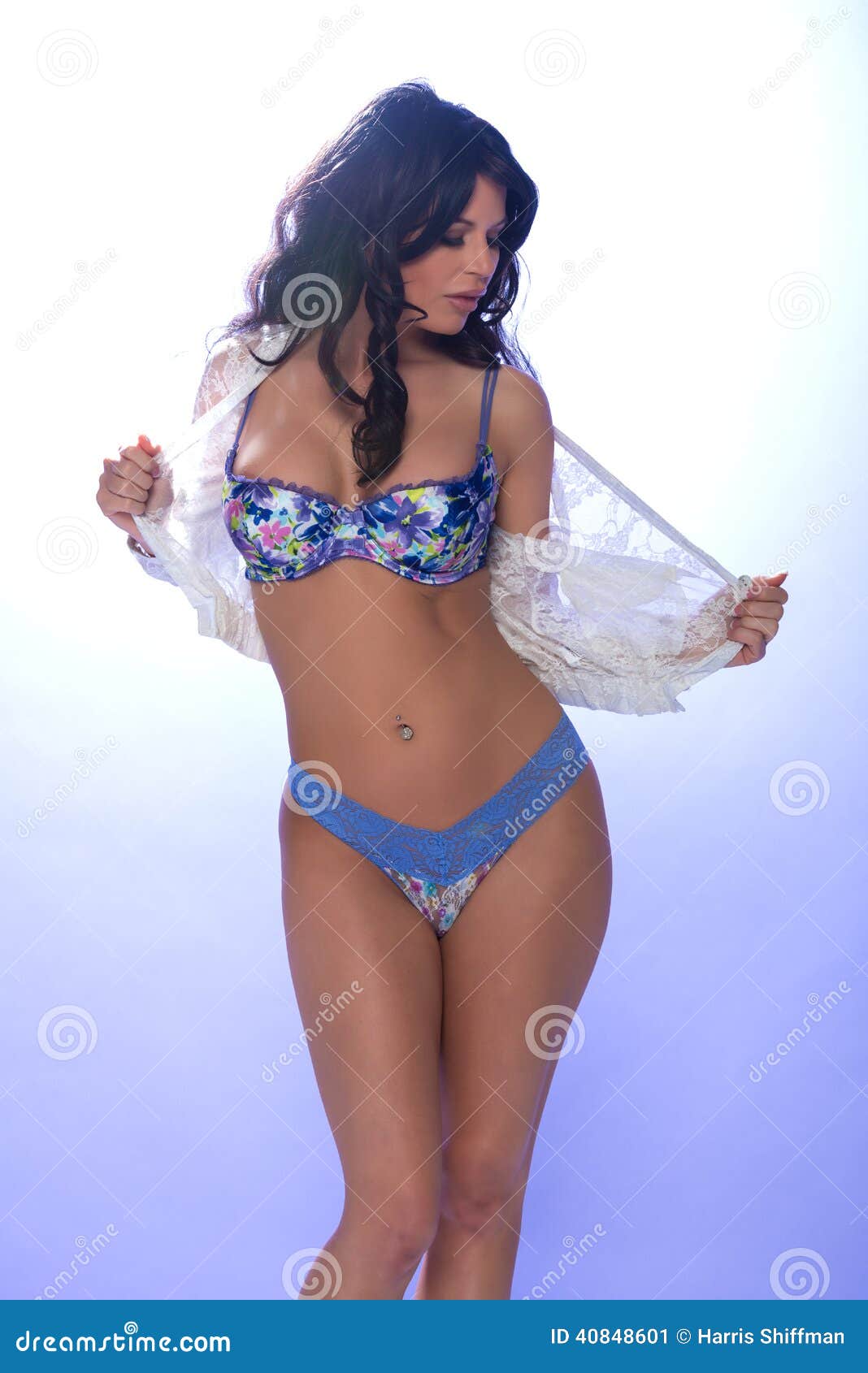 Blue Lingerie Stock Image Image Of Beauty White Harsh 40848601