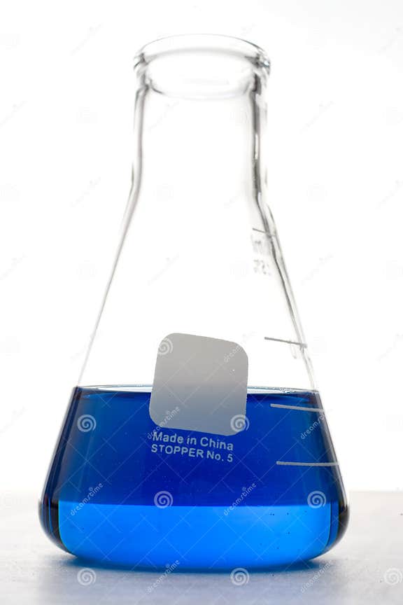 Blue Liquid stock photo. Image of space, experiment, glasses - 523818
