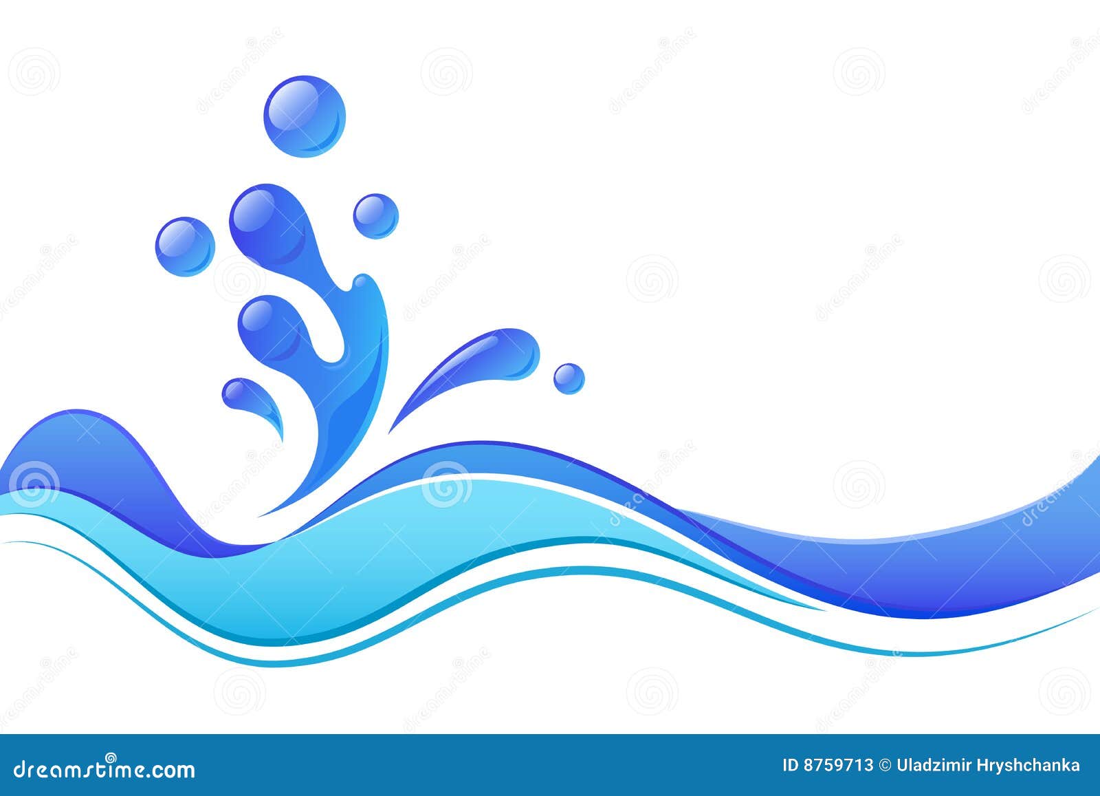 Blue liquid design stock vector. Illustration of drops - 8759713