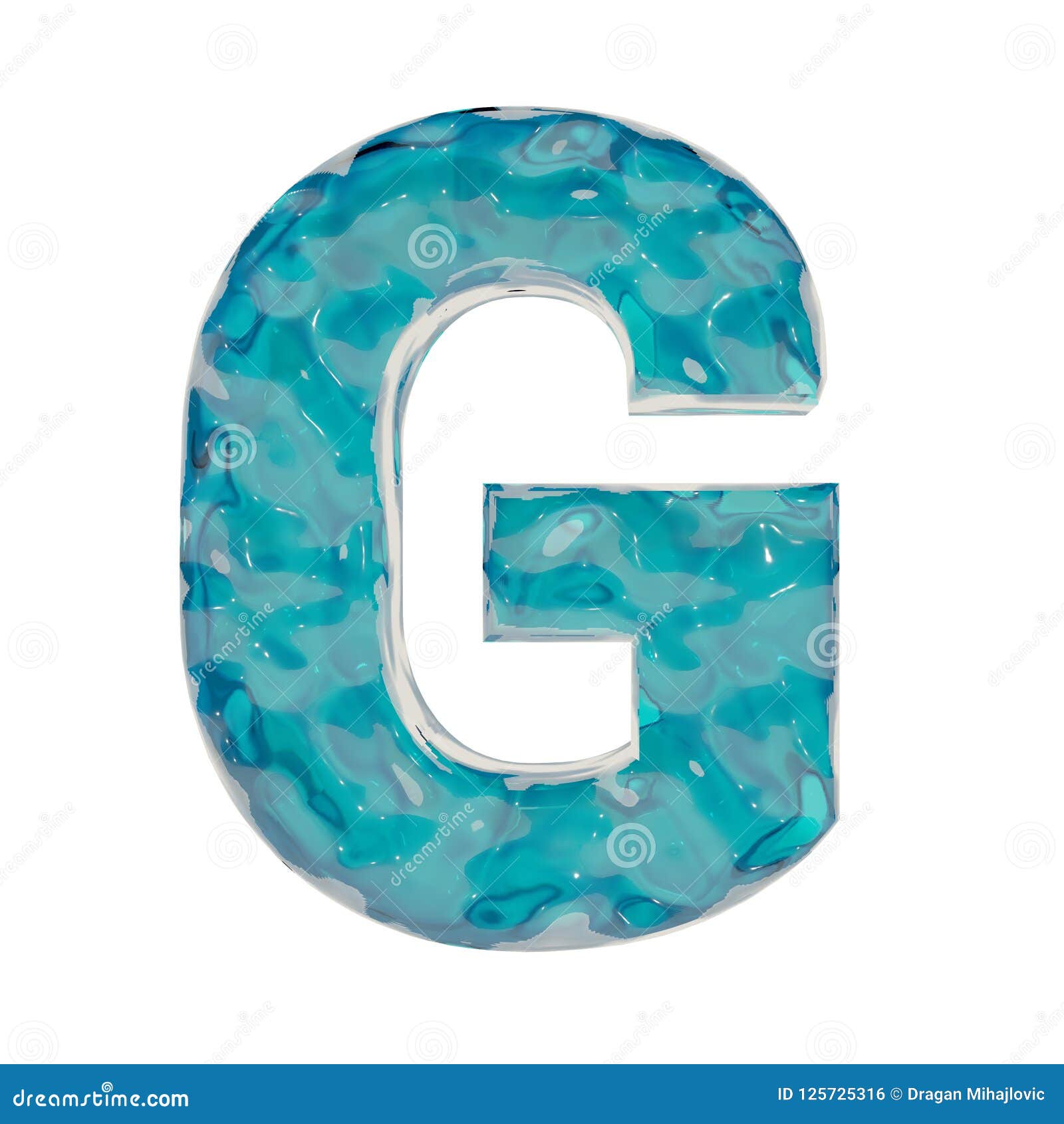 Blue Liquid Letter G stock illustration. Illustration of drop - 125725316