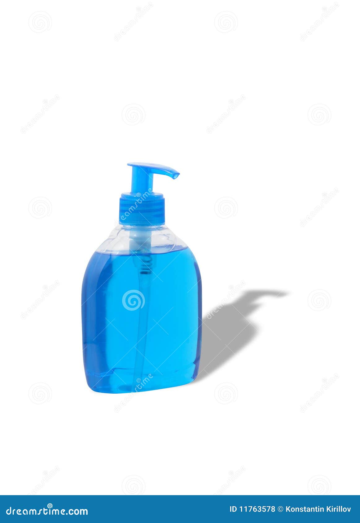 Blue Liquid Soap stock photo. Image of liquid, soap, container - 11763578