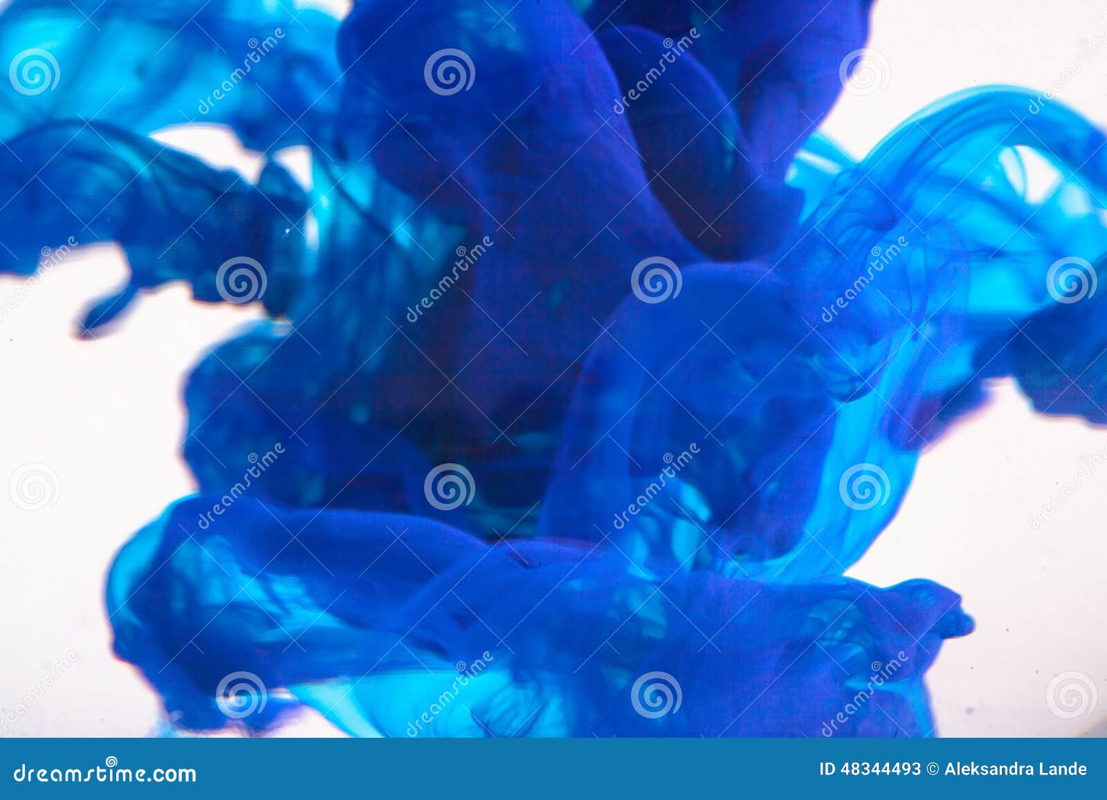 Blue liquid in water stock image. Image of digital, background - 48344493