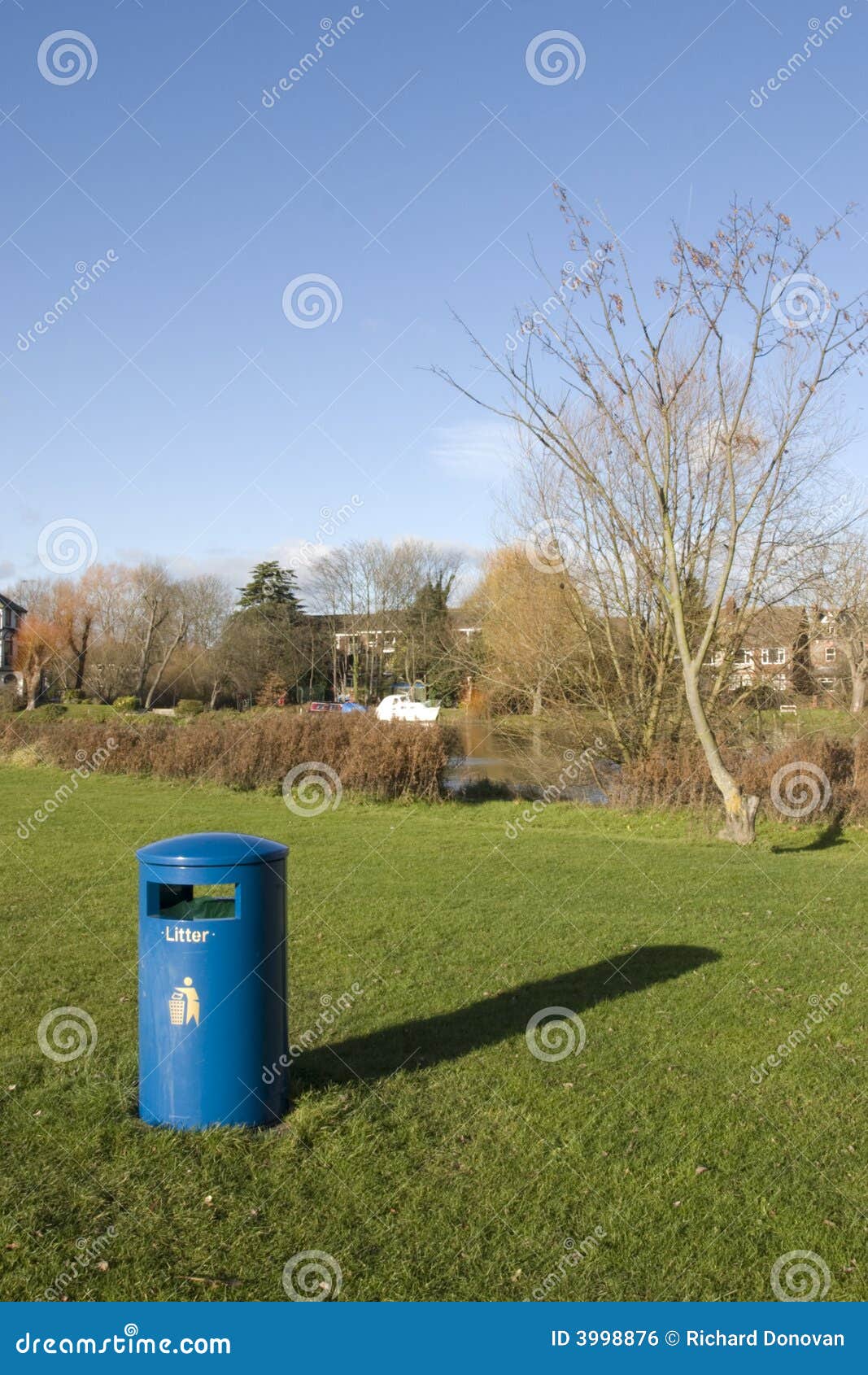 Blue Litter stock photo. Image of recycling, britain, blue - 3998876