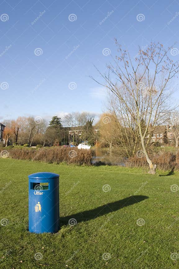 Blue Litter stock photo. Image of recycling, britain, blue - 3998876