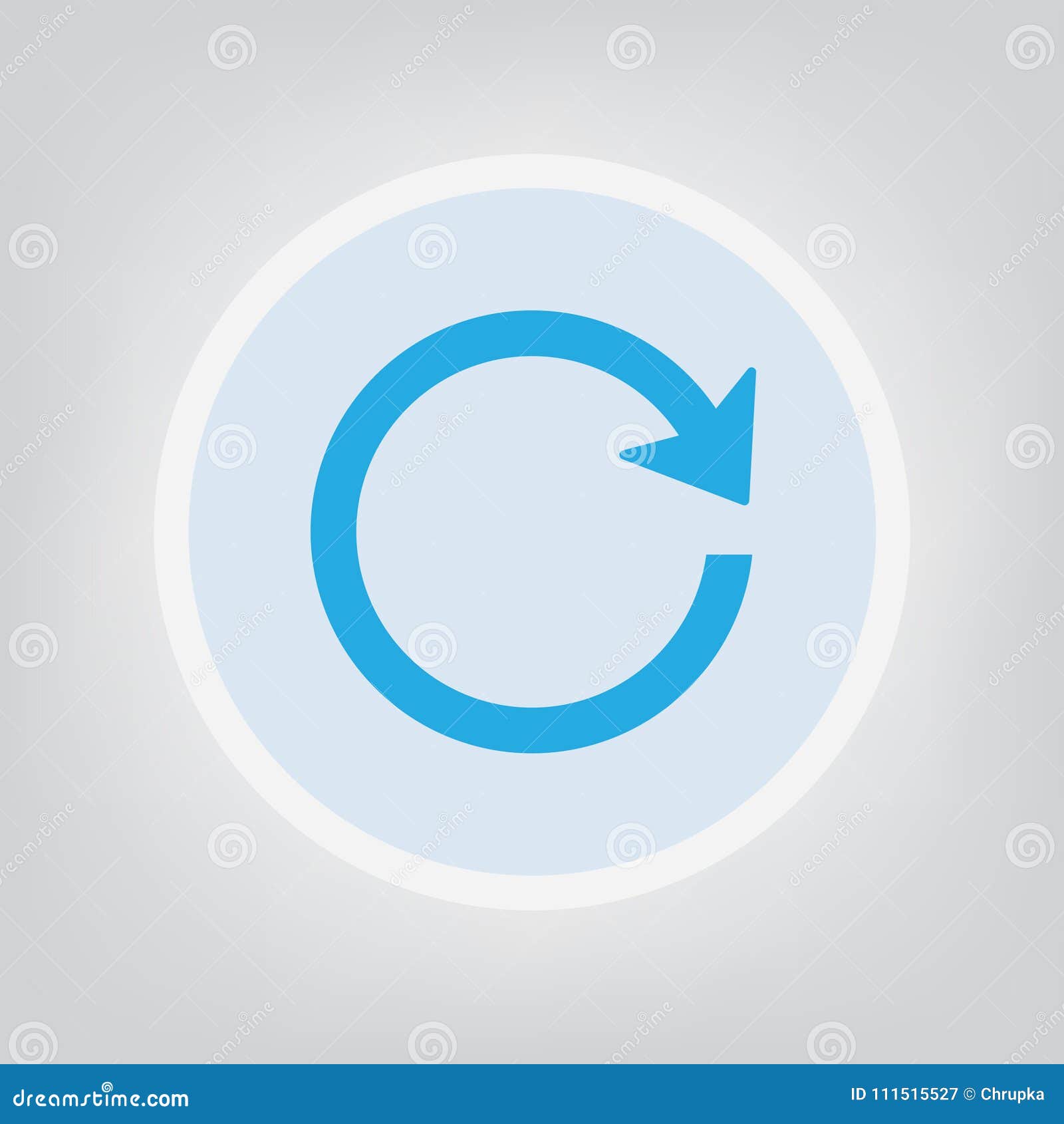 Loading icon stock vector. Illustration of loading, circle - 111515527