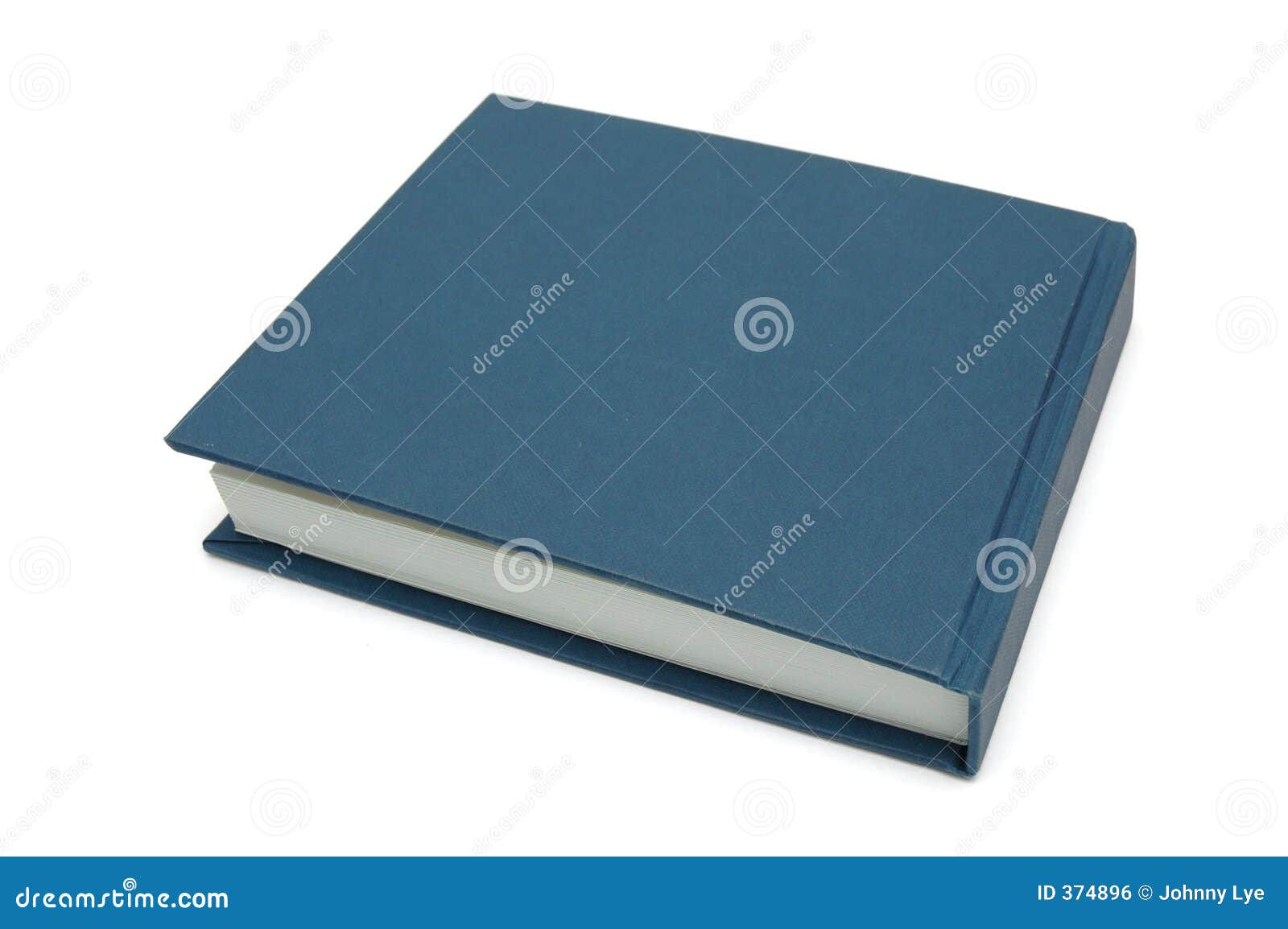 Blue Log Book stock photo. Image of education, cover, thick - 374896