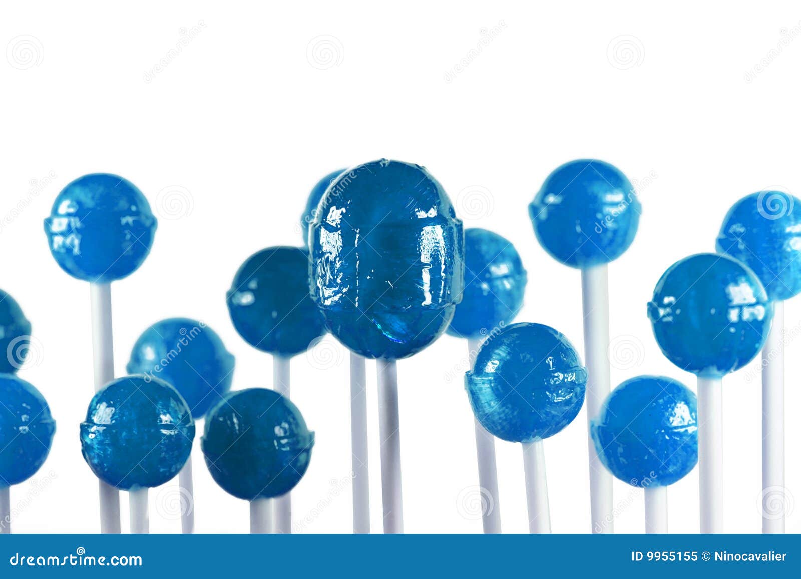 Blue lollipops stock image. Image of junk, yummy, sweet - 9955155