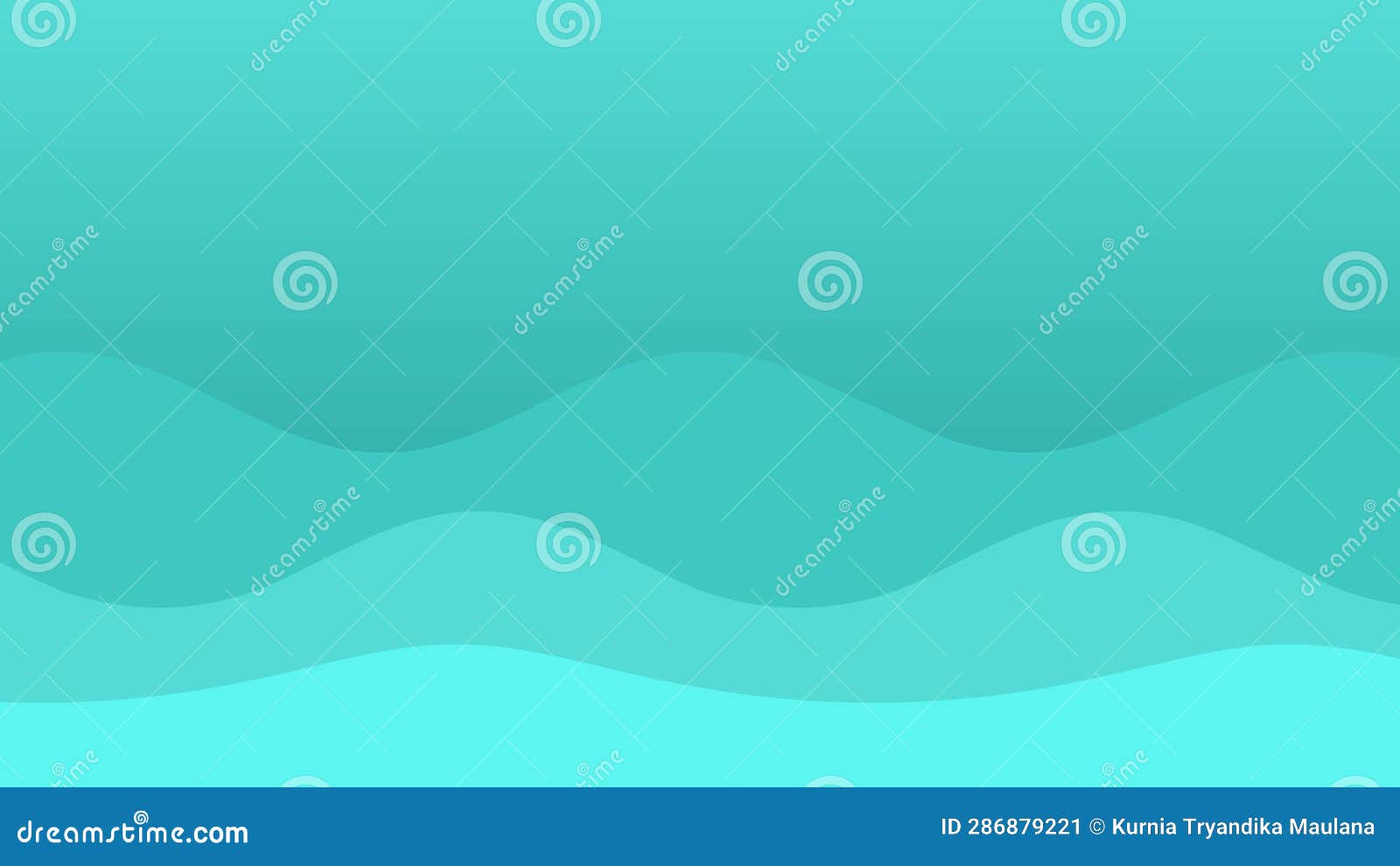 Blue Looping Solid Wave Animated Background Stock Video - Video of ...