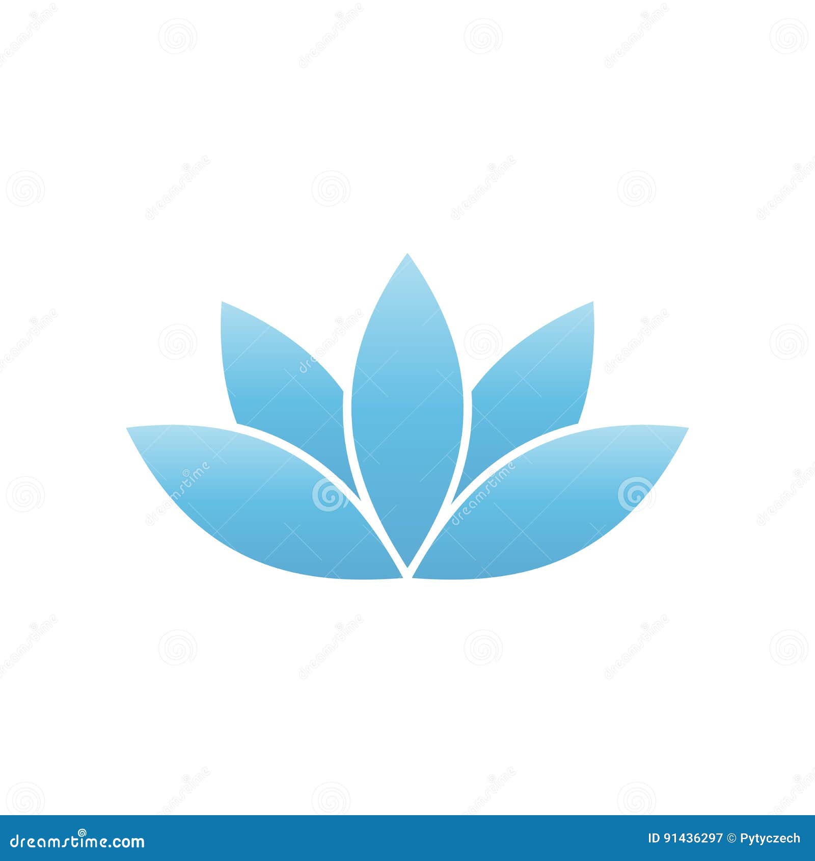 Lotus Symbol Vector Illustration | CartoonDealer.com #43589766