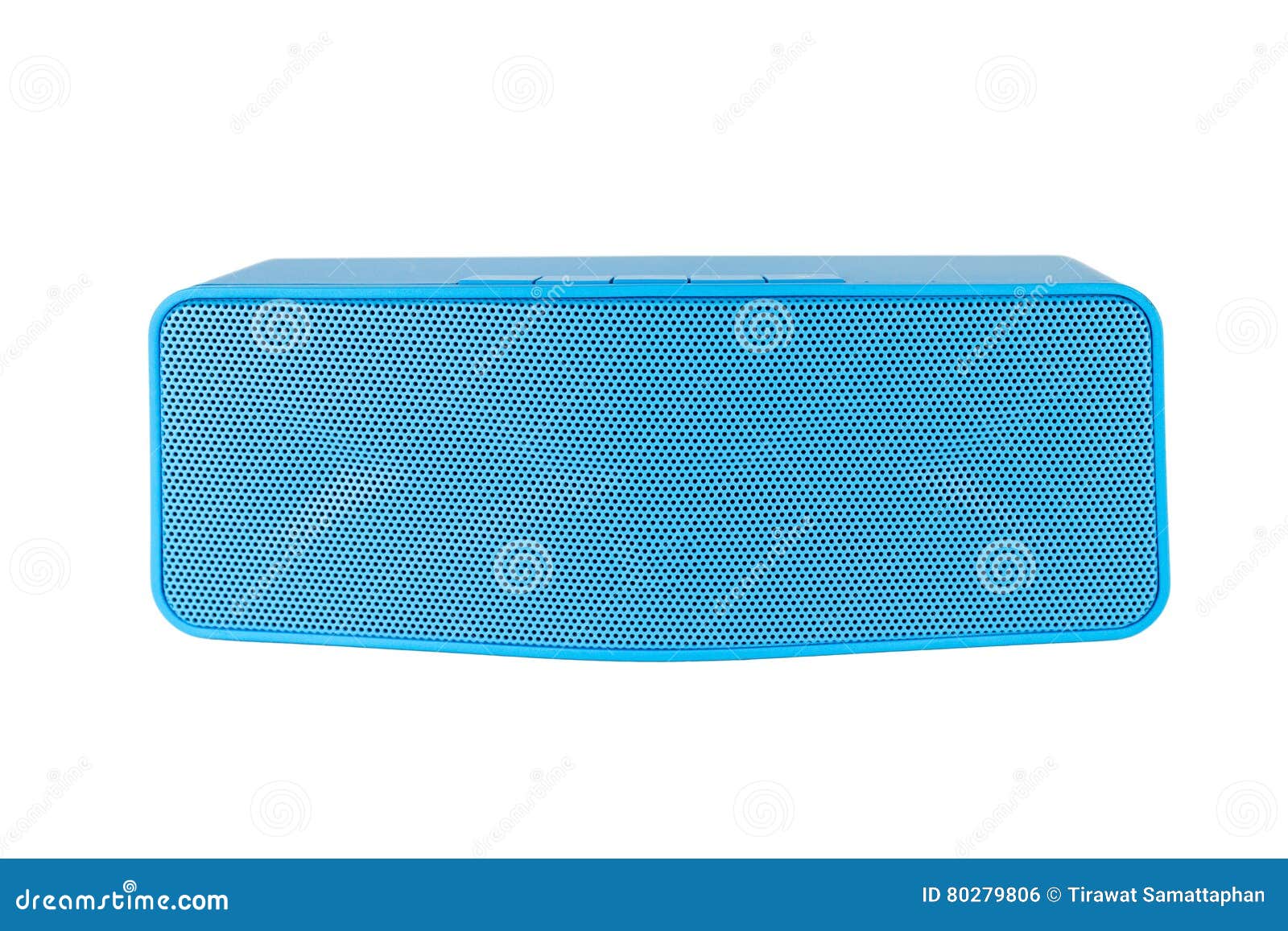 Blue Loudspeaker Blue Tooth - Isolated on White Background Stock Photo ...