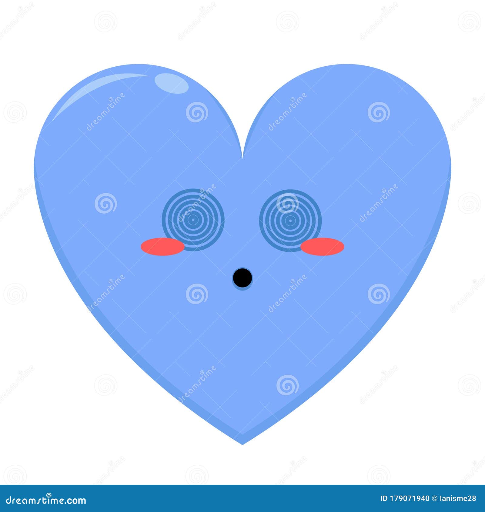 Dizzy Expression From Red Eyes Demon And Devil Series Vector ...