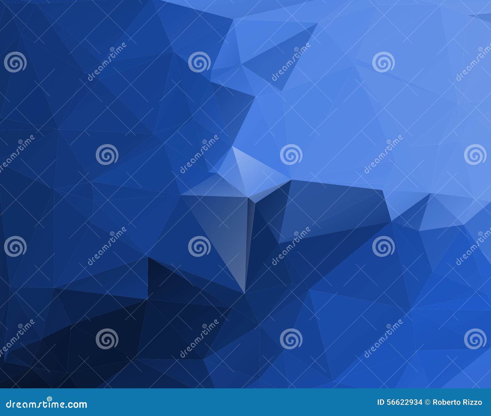 Blue low poly background. stock illustration. Illustration of blue ...