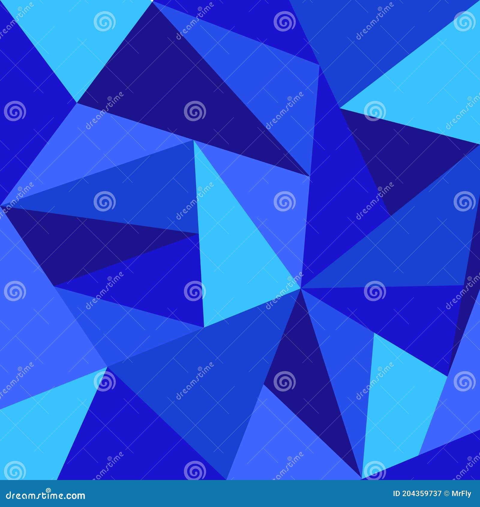 Blue Low Poly Colourful Texture Background, Vector Illustration Stock ...