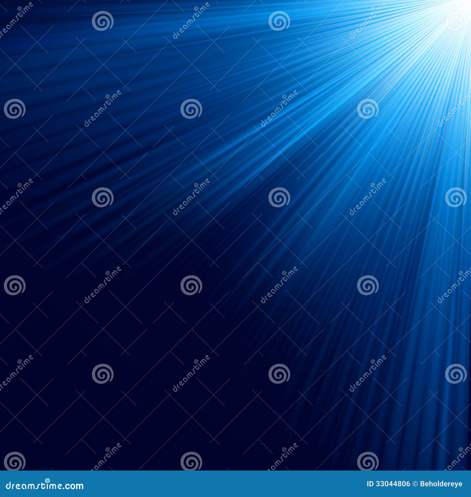 Blue luminous rays. EPS 10 stock vector. Illustration of bright - 33044806