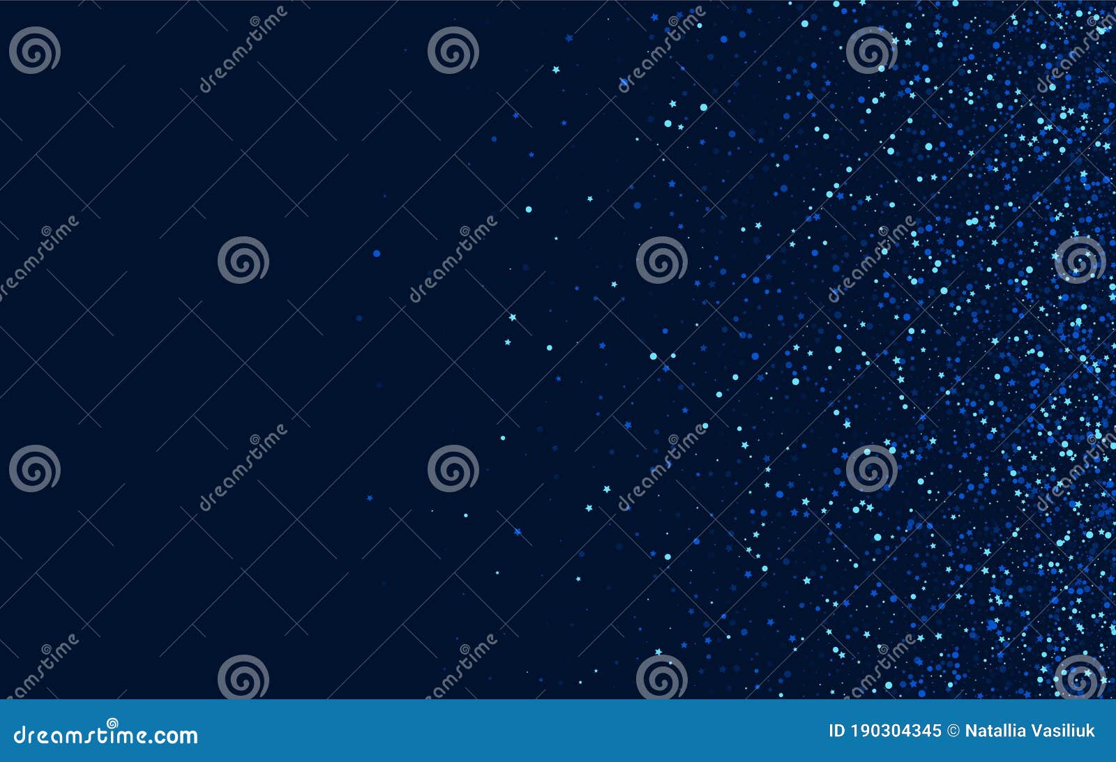 Blue Luxury Vector Glow Pattern. White Shiny Stock Vector ...