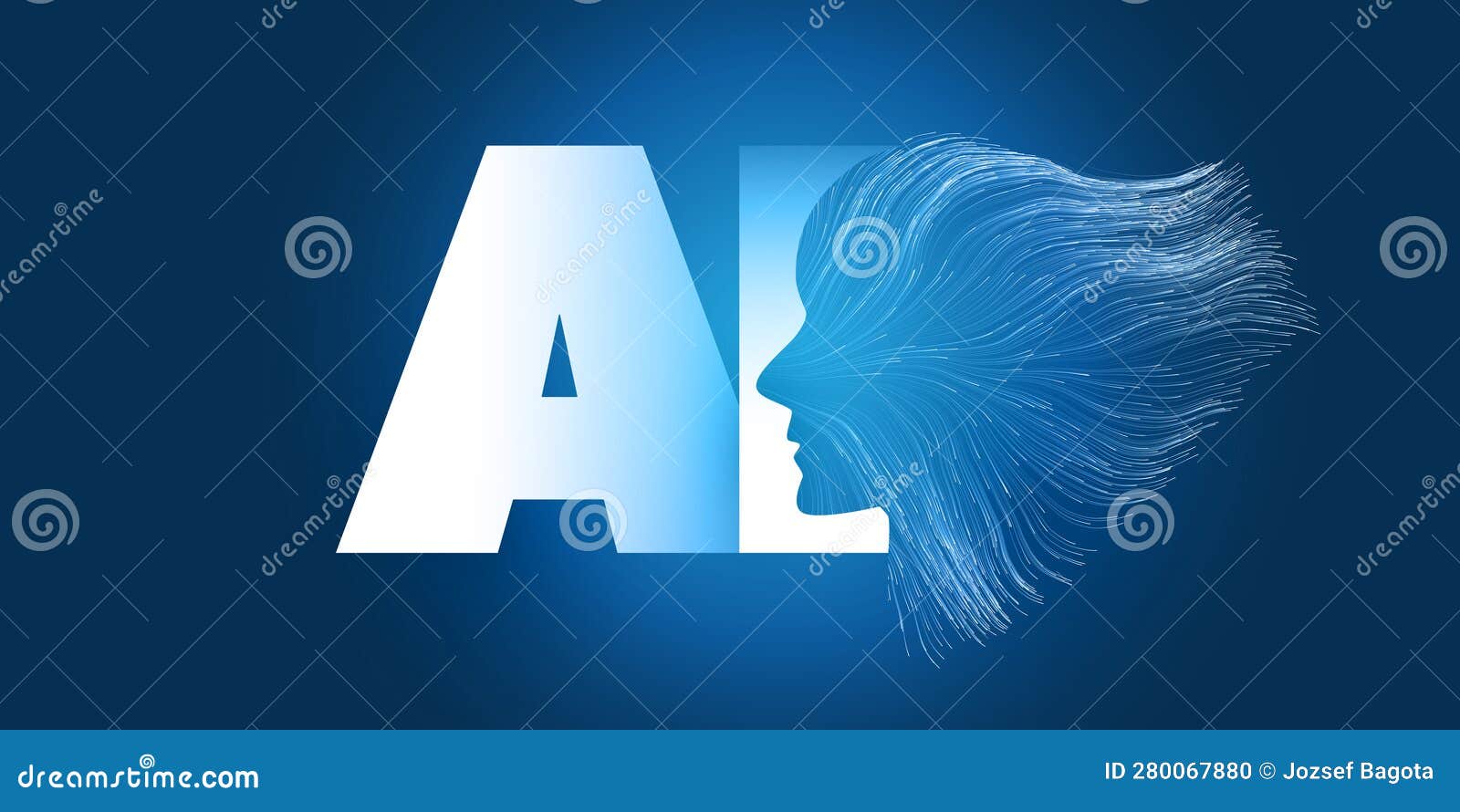 Blue Machine Learning, Artificial Intelligence and Neural Networking ...