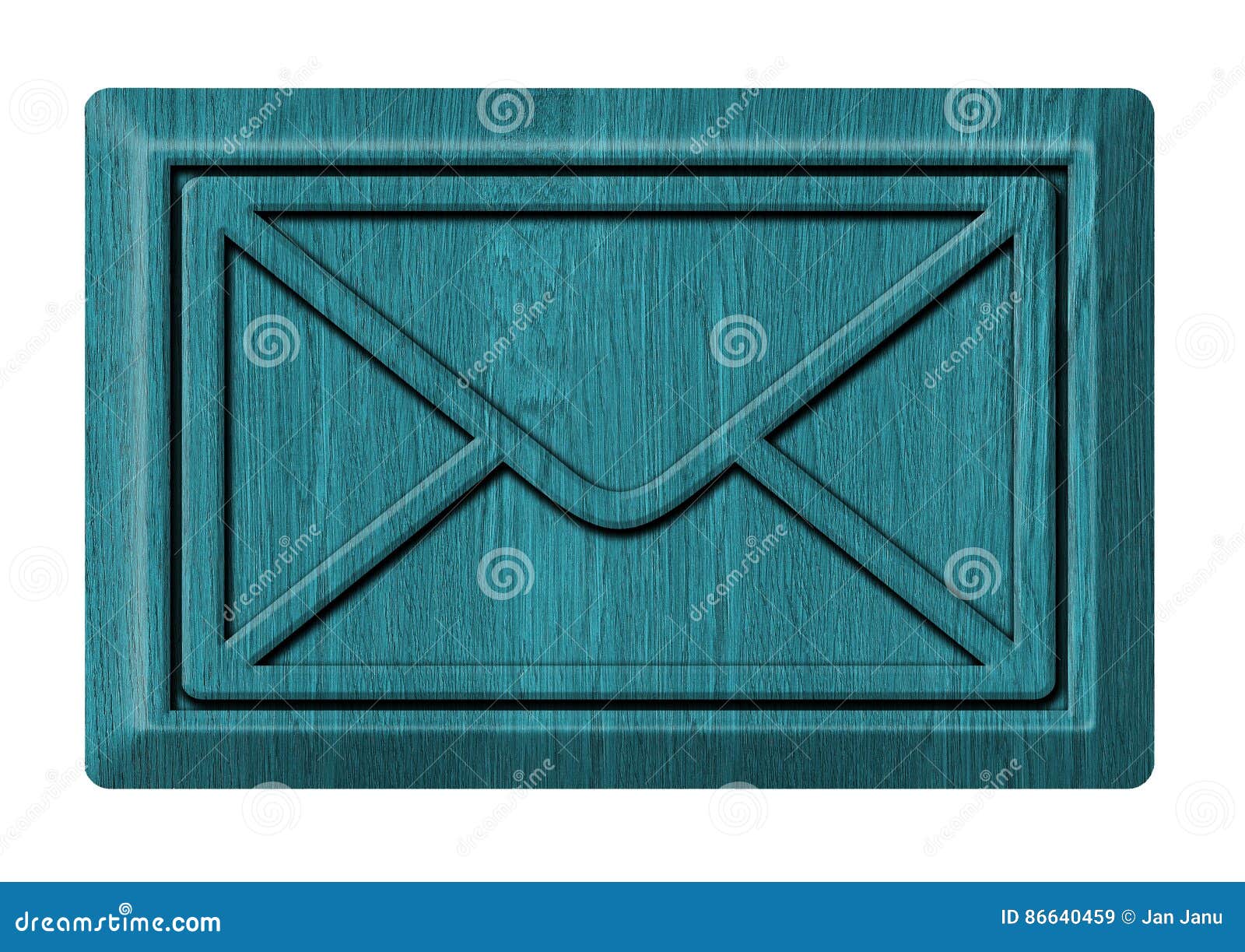 Blue mail icon stock image. Image of letter, business - 86640459