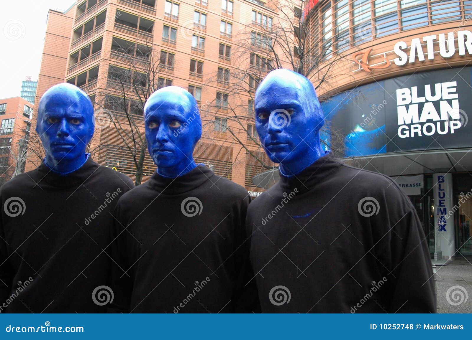 Blue Man Group editorial stock photo. Image of theater - 10252748