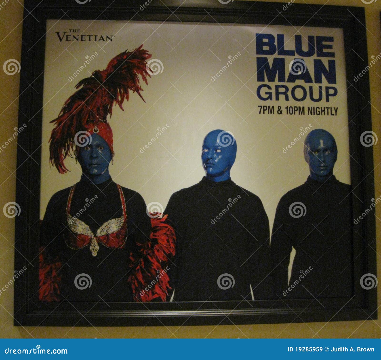 Blue Man Group editorial stock image. Image of funny - 19285959