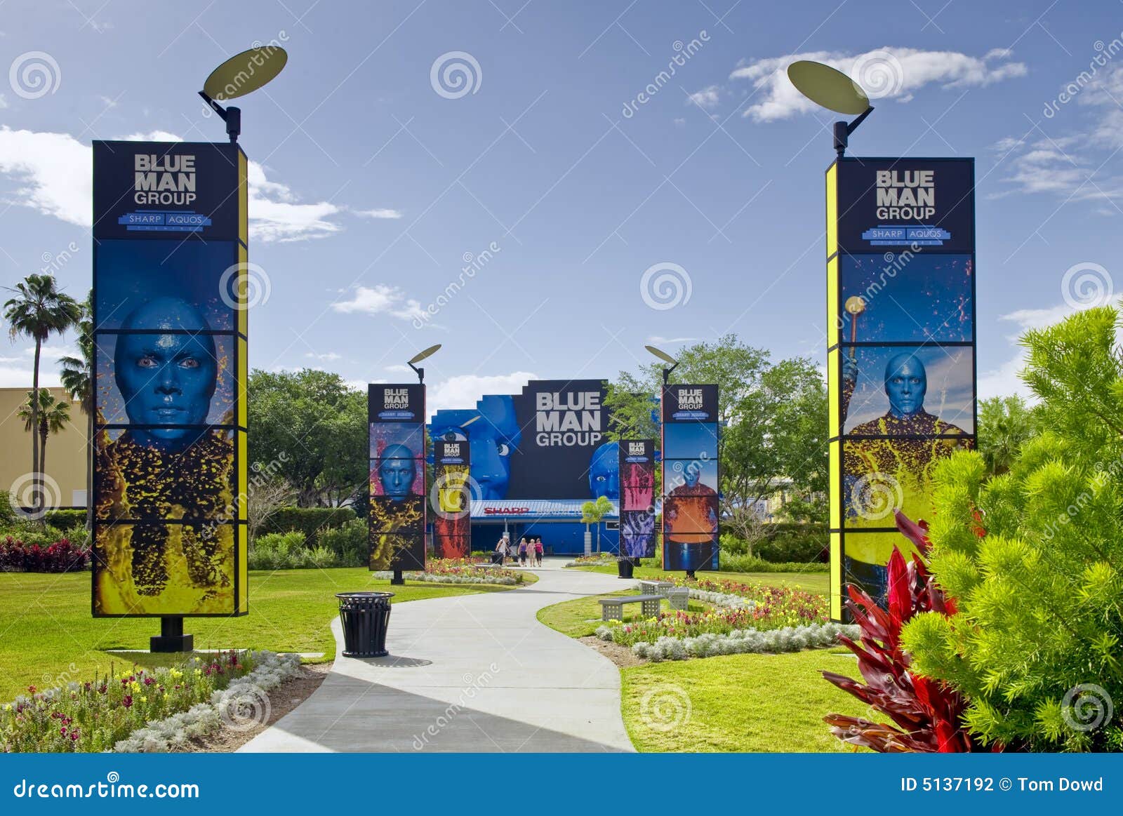 Blue Man Group Florida editorial photography. Image of event - 5137192