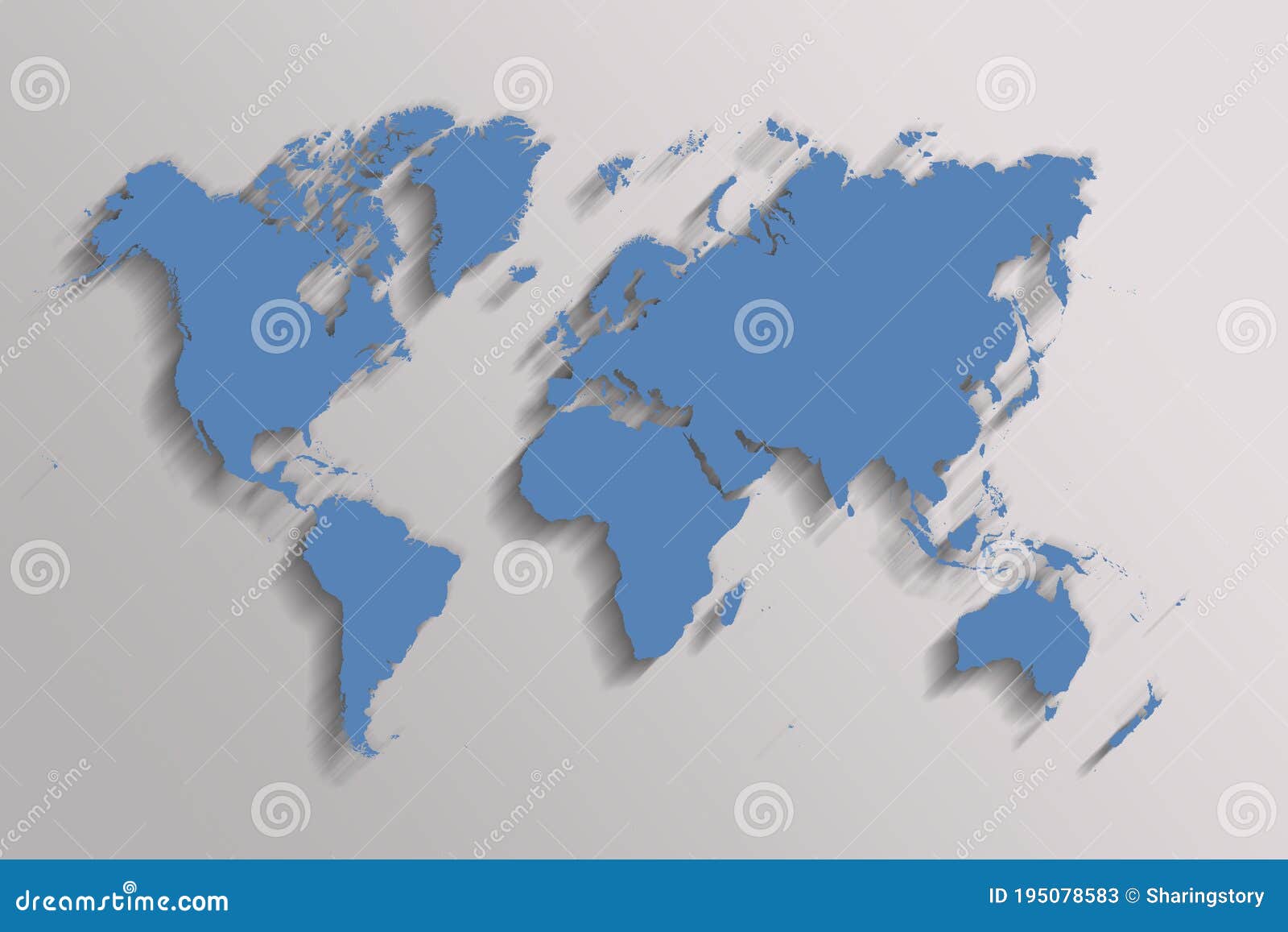 World Gray Maps. Map Atlas, Earth Topography Mapping Silhouette Vector ...