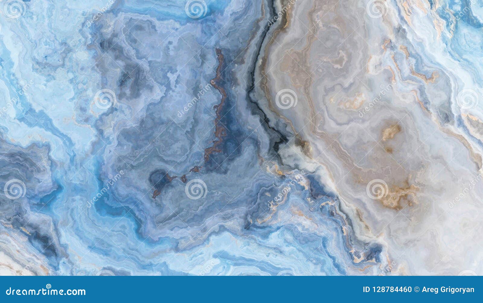 Blue Marble Tile Background. Abstract Texture. Seamless Pattern Like ...