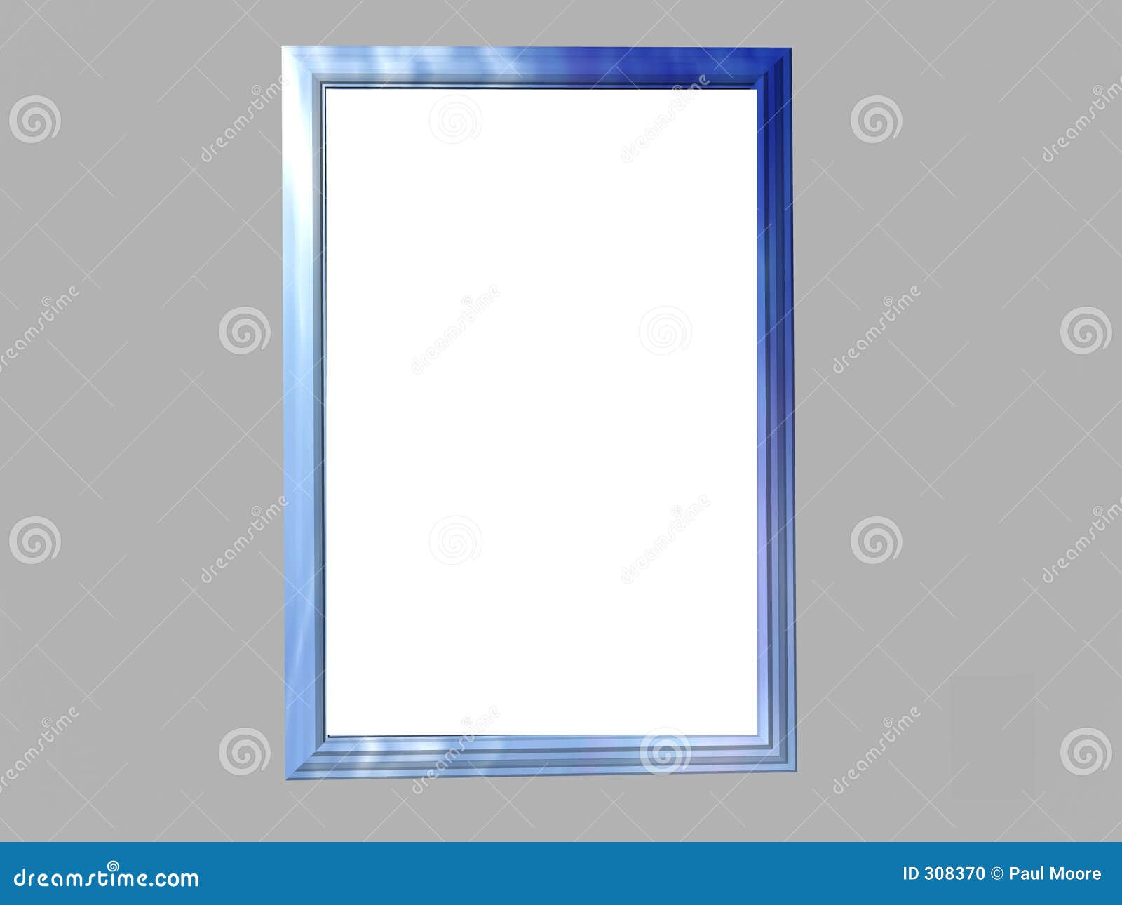 Blue Marble Frame stock illustration. Illustration of white - 308370