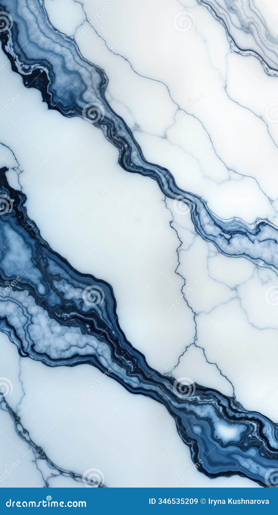 Blue Marble Slab Texture. Polished Stone Surface. Interior Design ...