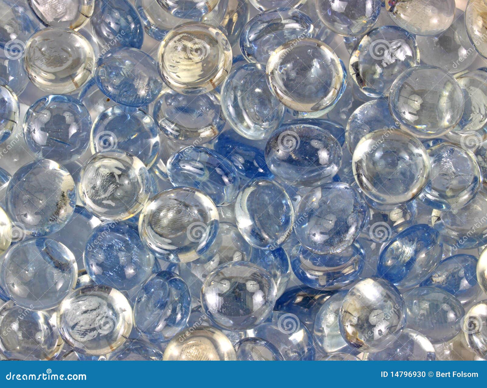 Blue Marble Stones for Floral Accents Stock Photo - Image of shiny ...