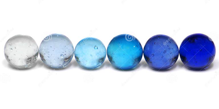 Blue Marbles stock photo. Image of bright, colors, deep - 1035910