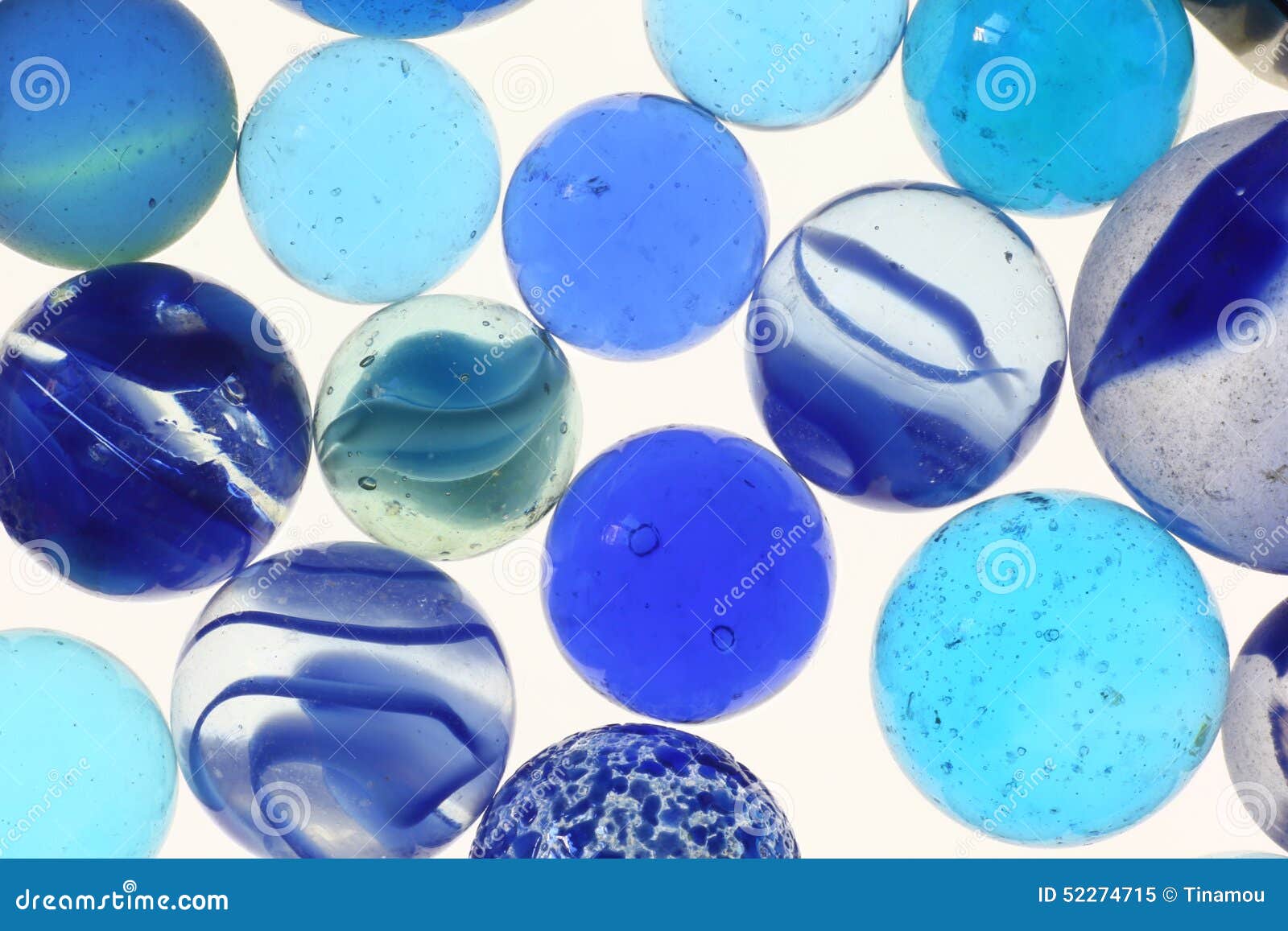 Blue marbles stock image. Image of vivid, background - 52274715