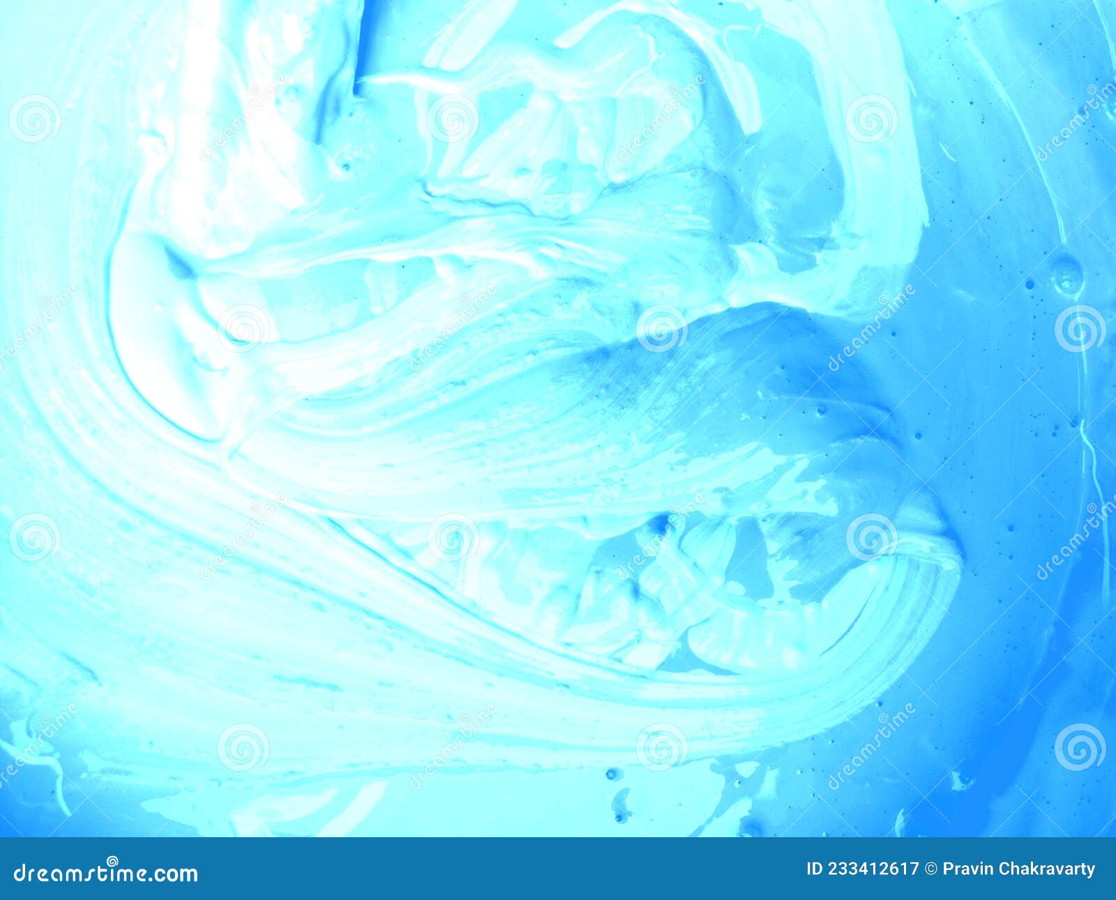 Blue Marbling Texture. Creative Background with Abstract Oil Painted Waves, Handmade Surface ...